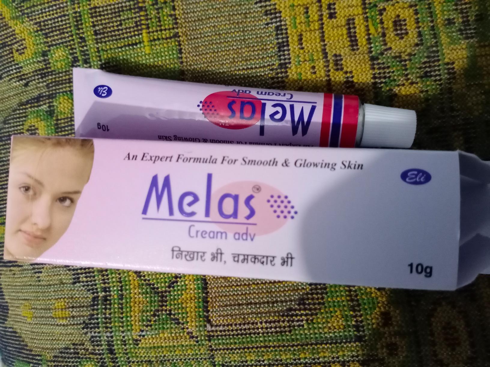 Melas Cream Adv Cream For Smooth & Glowing Skin, 10g (Pack Of 1 ...