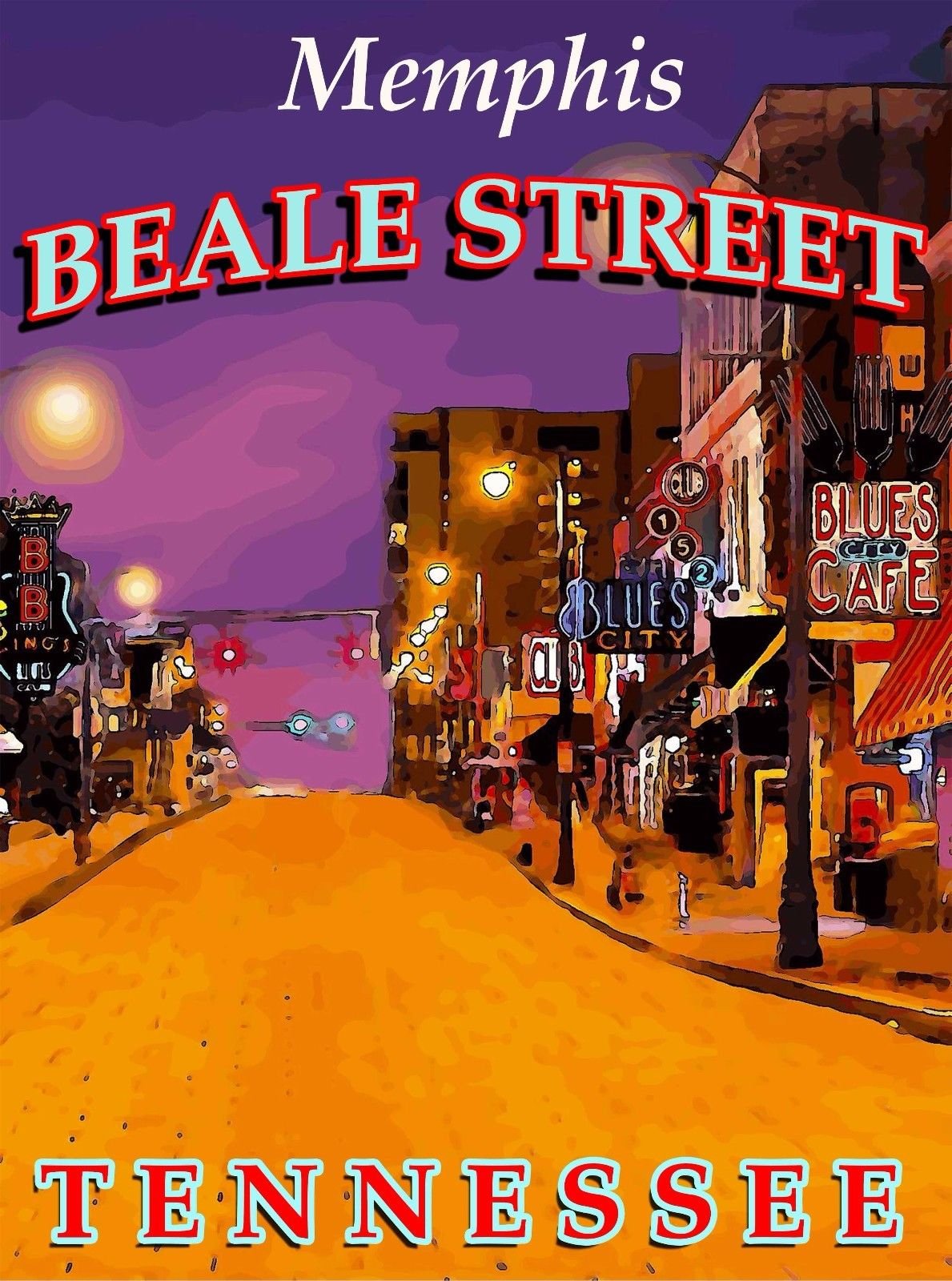 Amazon.com: Magnet Memphis Tennessee United States of America Travel ...