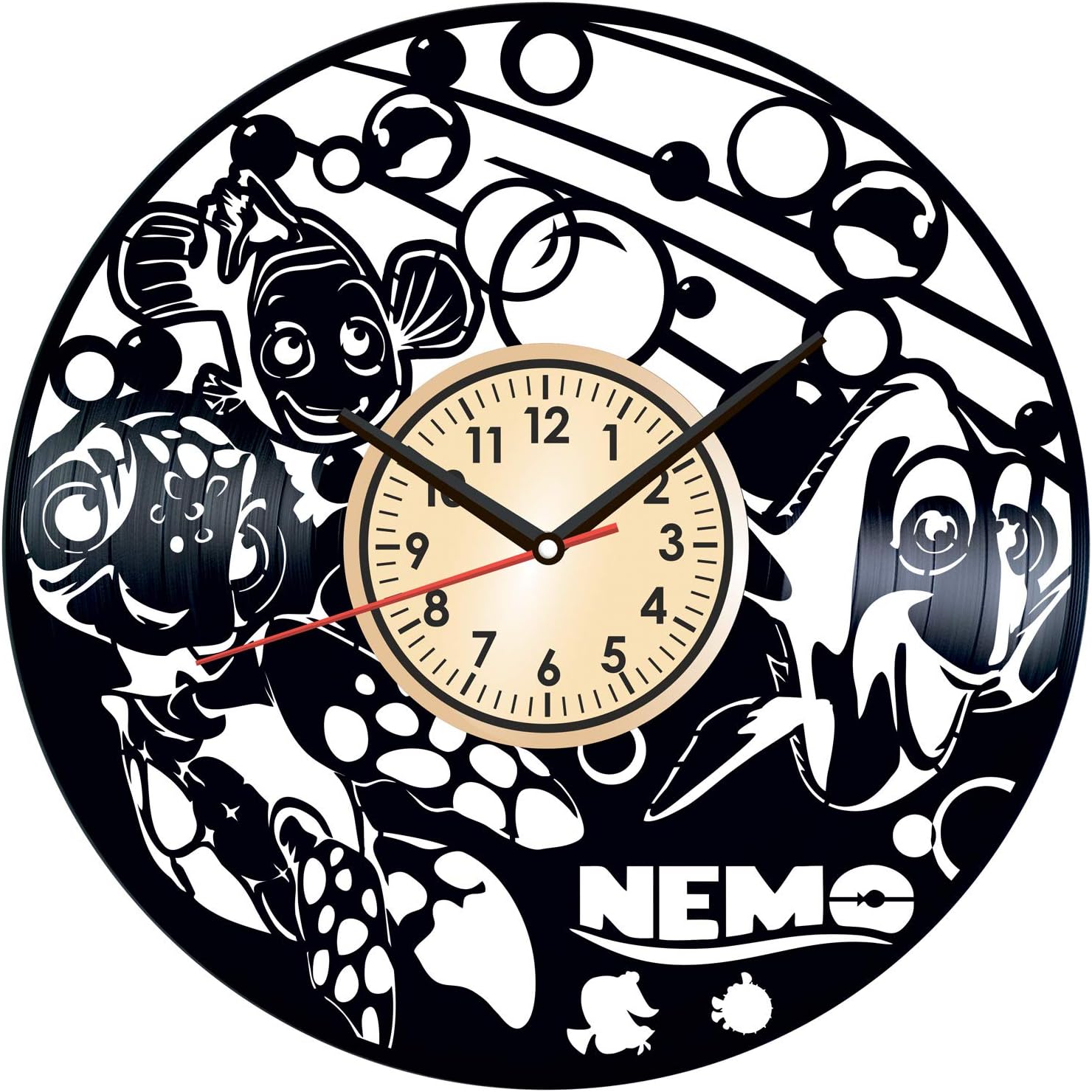 Amazon.com: Finding NEMO Vintage Vinyl Wall Clock - Great Home Decor ...