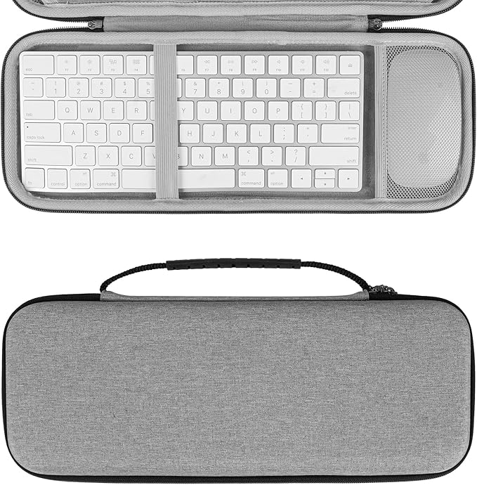 Geekria Hard Case Compatible with APPL Magic Keyboard + Magic Mouse ...