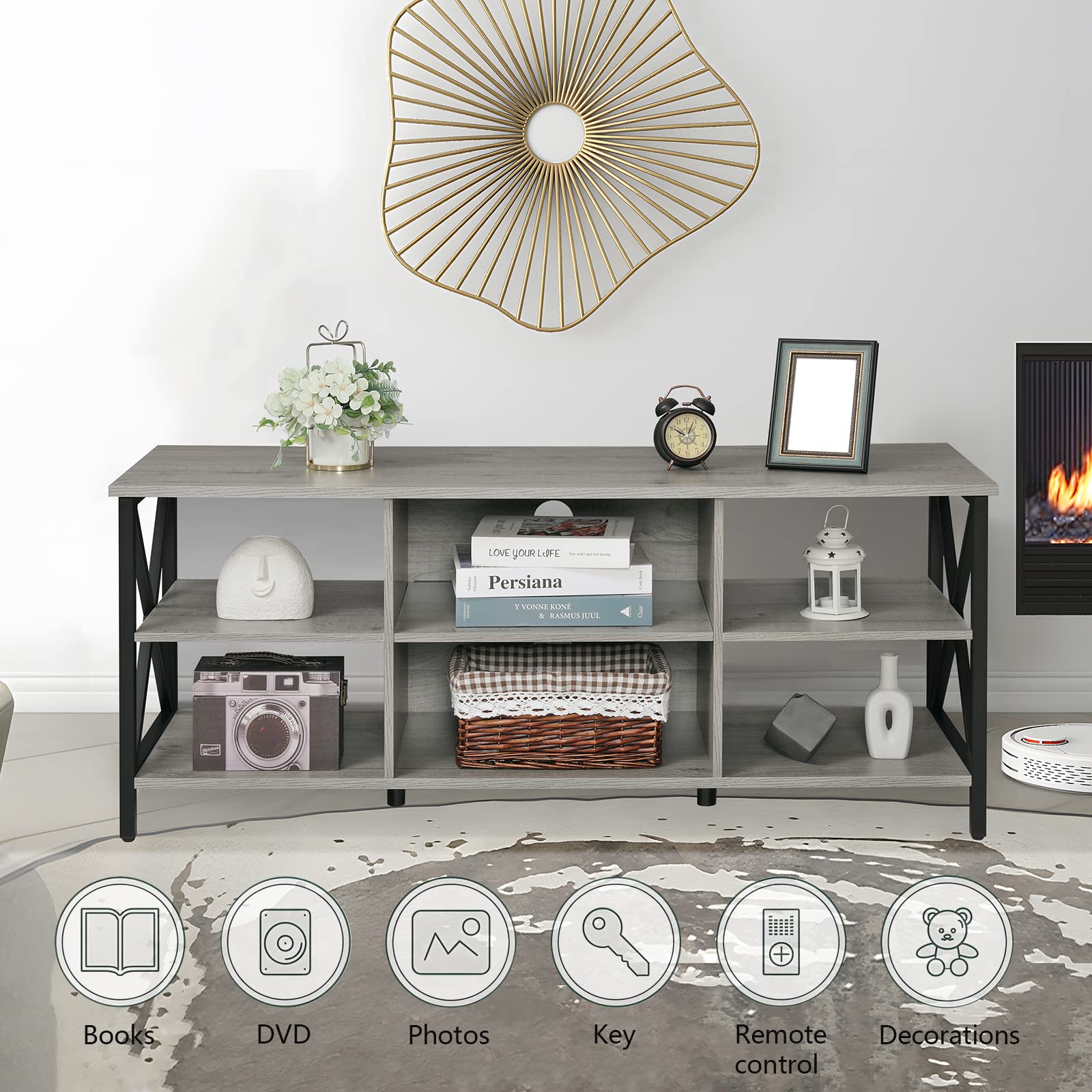 Snapklik.com : WEENFON TV Stand For 55 Inch TV, 47 Inch TV Stand