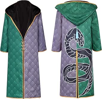Amazon.com: PartyBloom Magical Robe Costume Hooded Wizard Cape Robe ...
