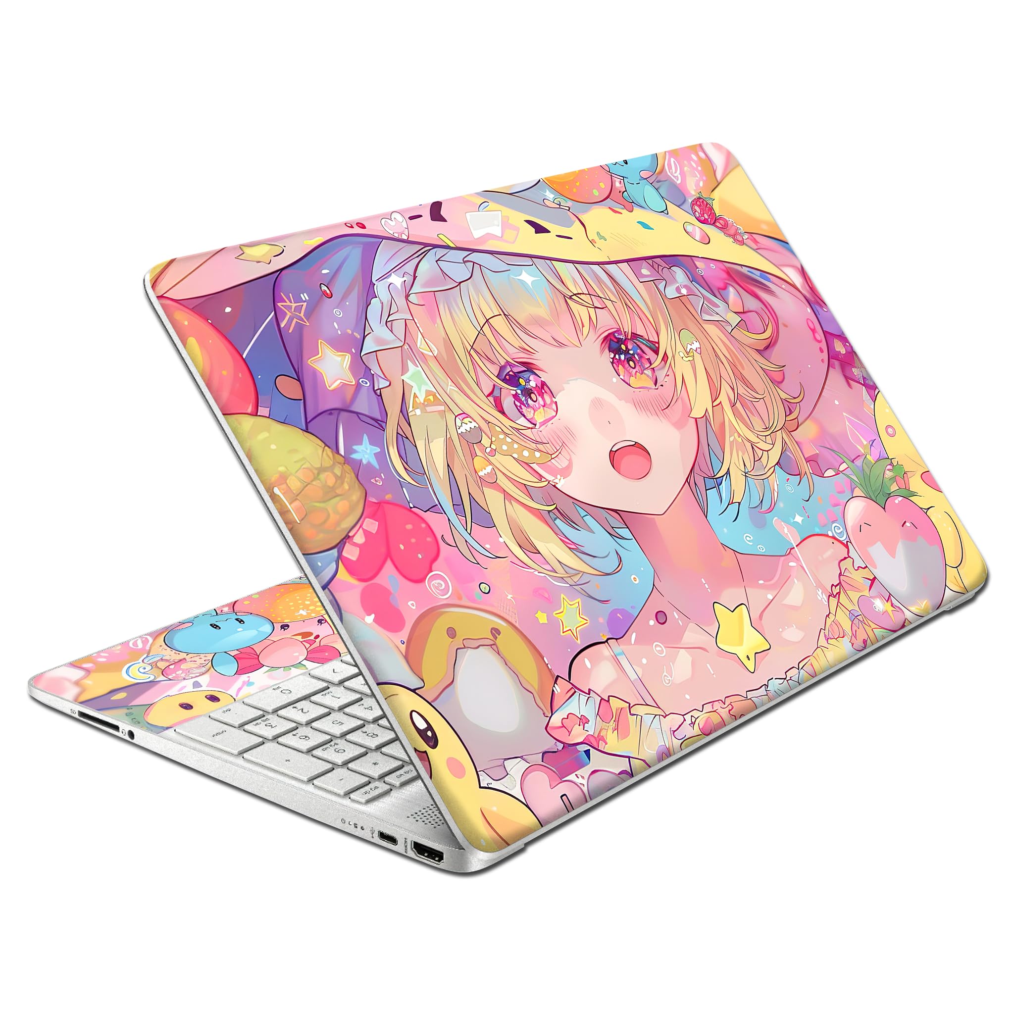 Hp Laptop Stickers Laptop Skin Decal HP 15.6" Kawaii Pixel Laptop