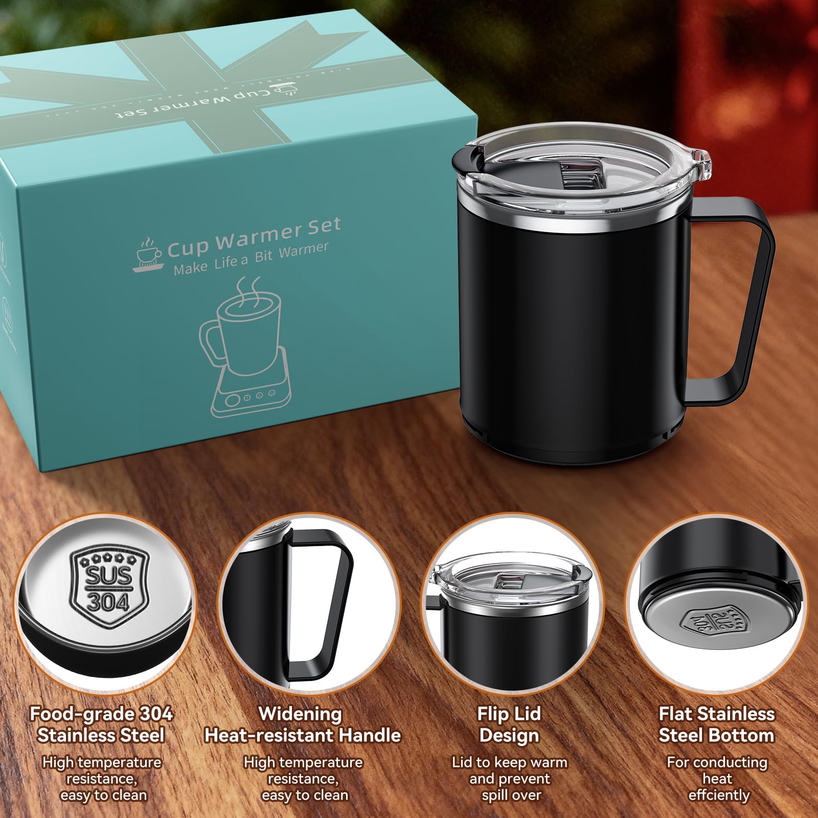 Mug With Warmer Smart Coffee Mug Warmer For Desk - 36W USB Cup Warmer ...
