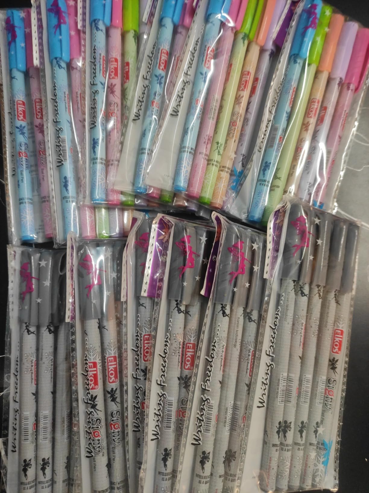 Elkos Signy BallPoint Pens (Pack of 30 Blue + 30 Black Pens) : Amazon ...