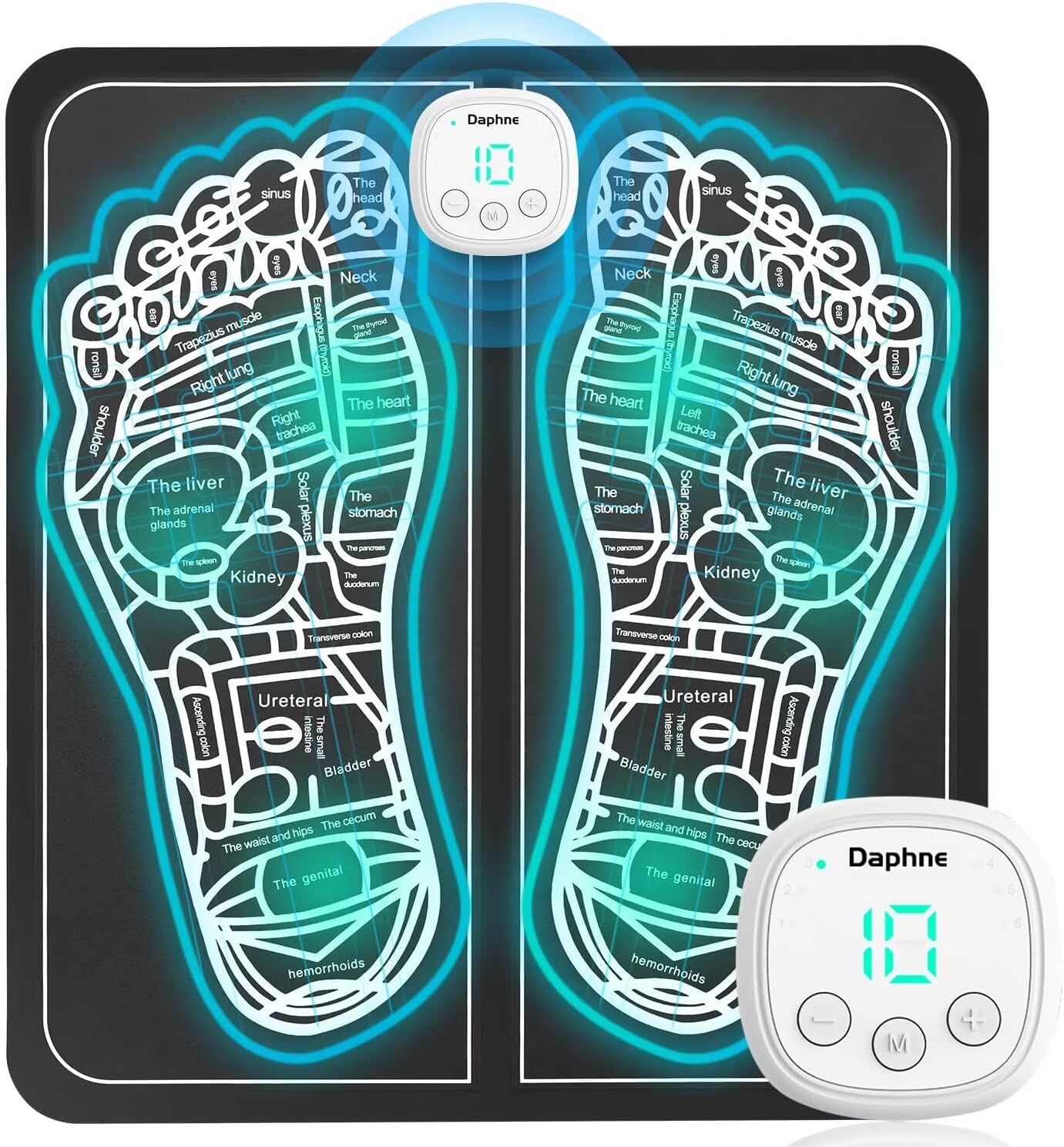 Amazon.com: CrazySun EMS Foot Massager Mat for Neuropathy - Foot ...