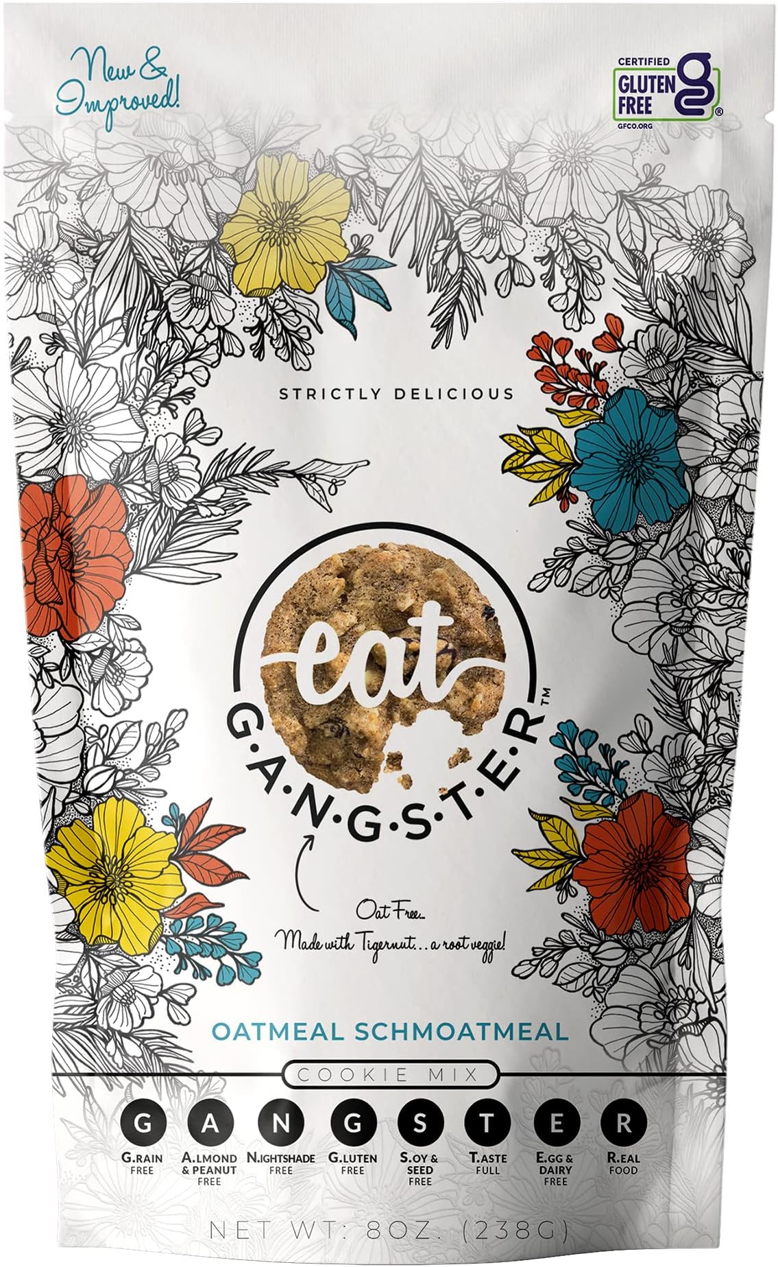 Amazon.com: NOWHERE BAKERY Vegan Gluten Free Paleo Chocolate Chip ...