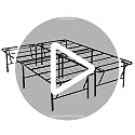 Amazon.com: Amazon Basics Bed Frame with Storage, Foldable Metal ...