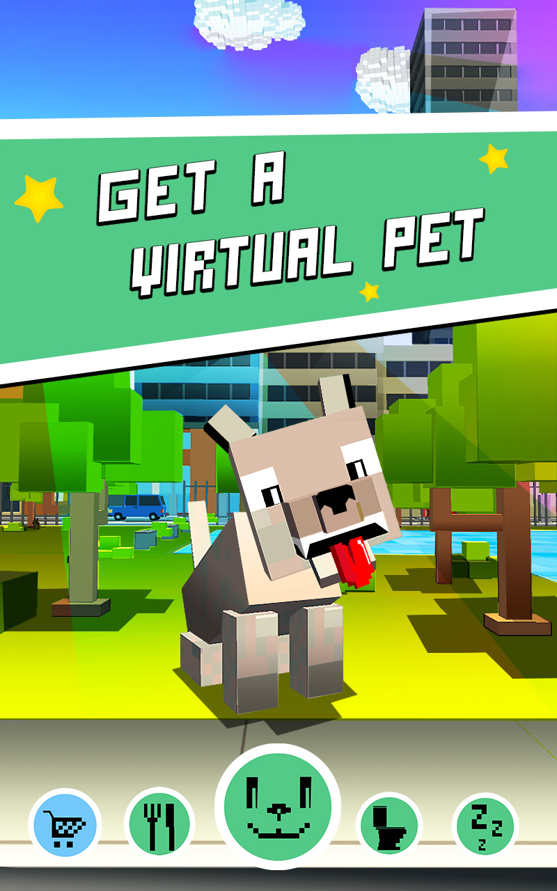 Virtual Blocky Dog - Care for a Blocky Pet! - App on Amazon Appstore