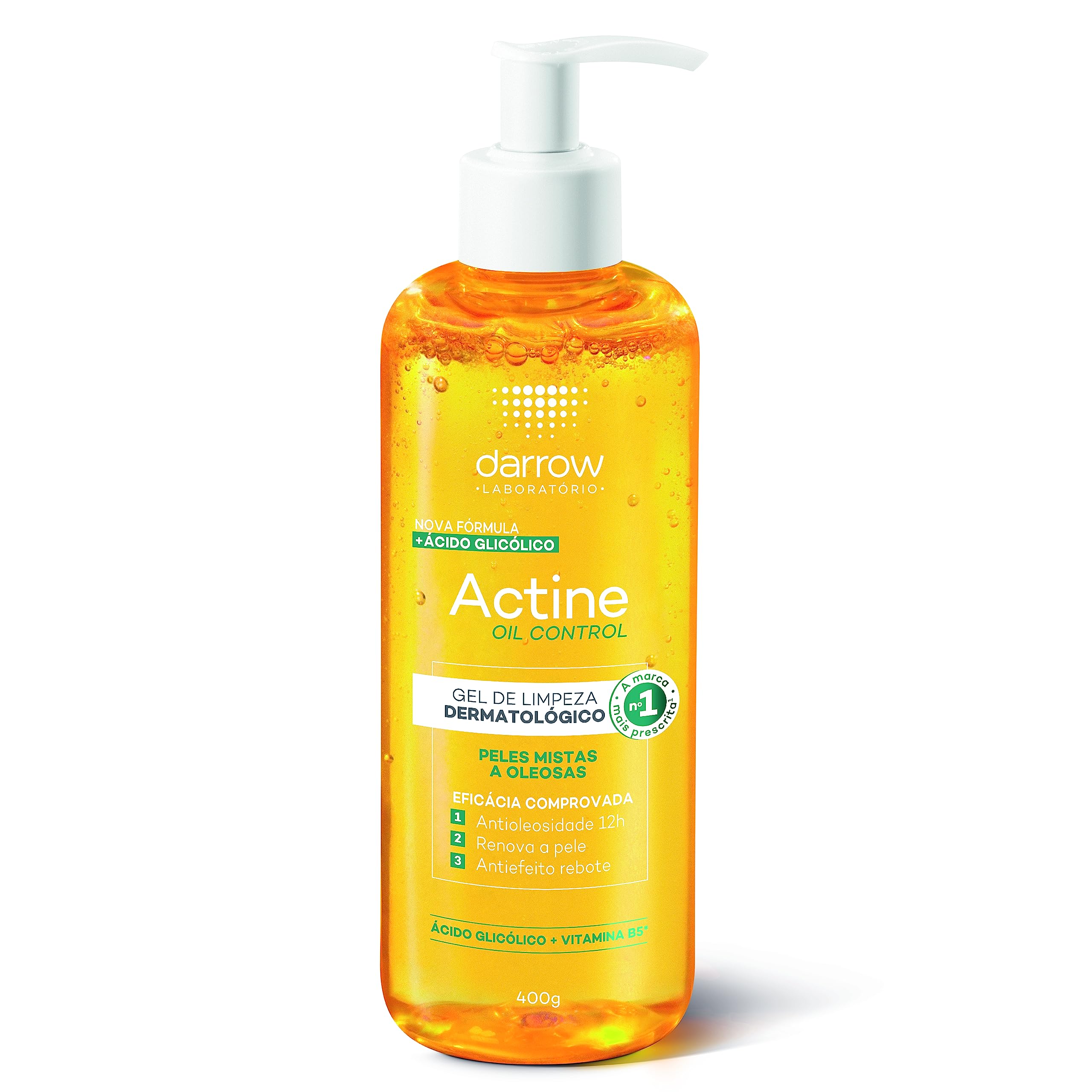 Darrow Actine Oil Control Gel Limpiador con Vitamina C, 400ml : Amazon ...