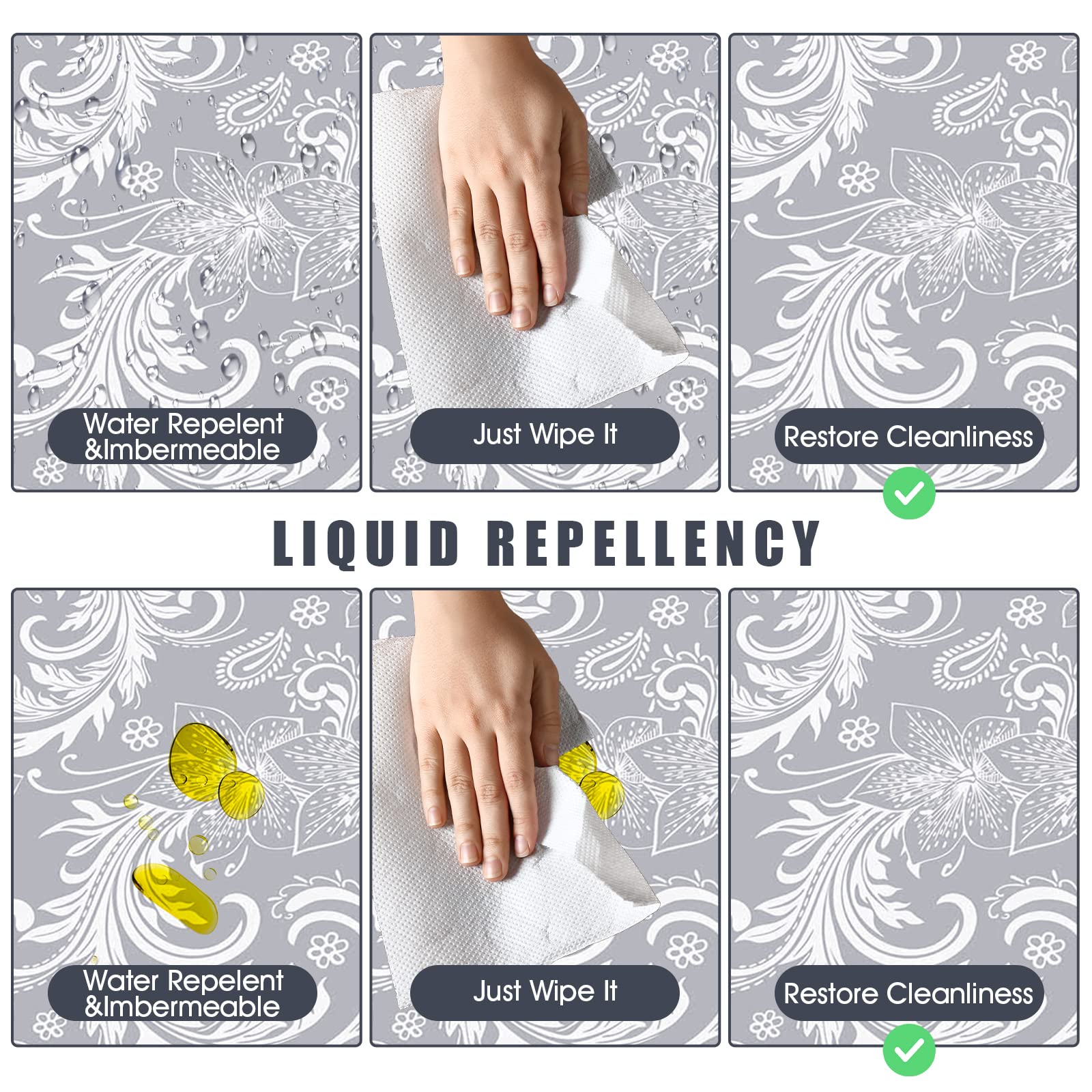 RUEIURI 0.1 Inch Ultra Thin Kitchen Sink Floor Mat, Waterproof Indoor ...