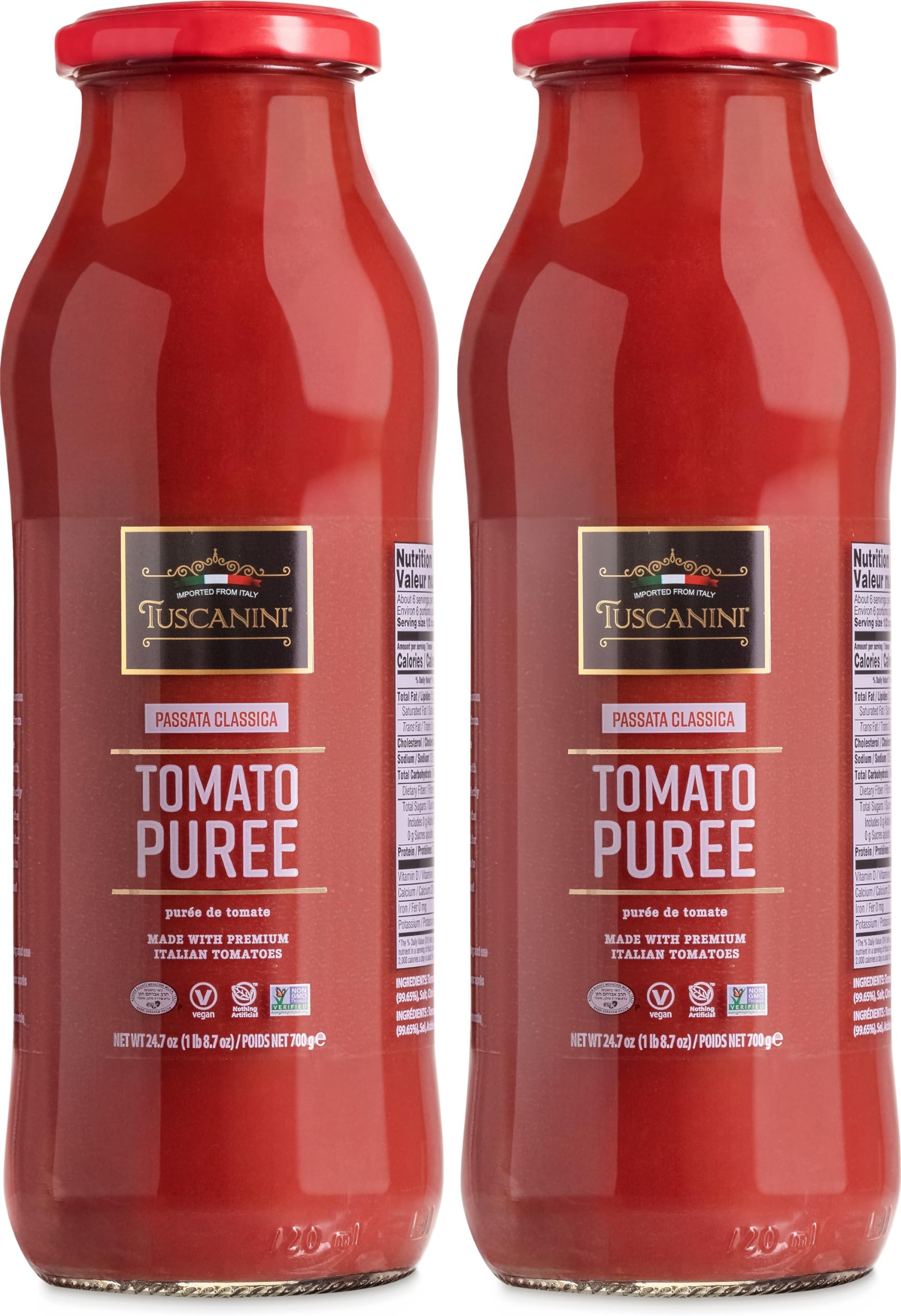 Amazon.com : Tuscanini Italian Tomato Puree, Premium Italian Passata ...