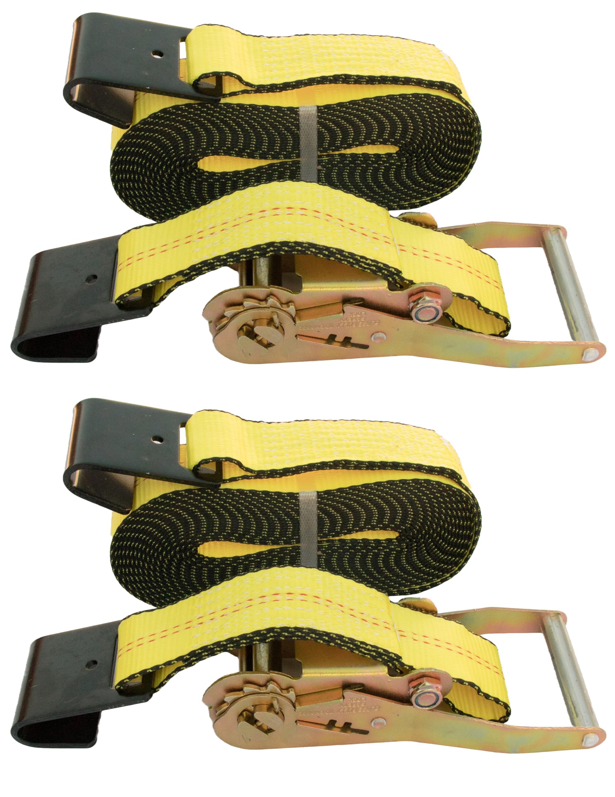 Amazon.com: 2" x30' Flat Hook Strap with Ratchet - Heavy Duty Cargo Tie ...
