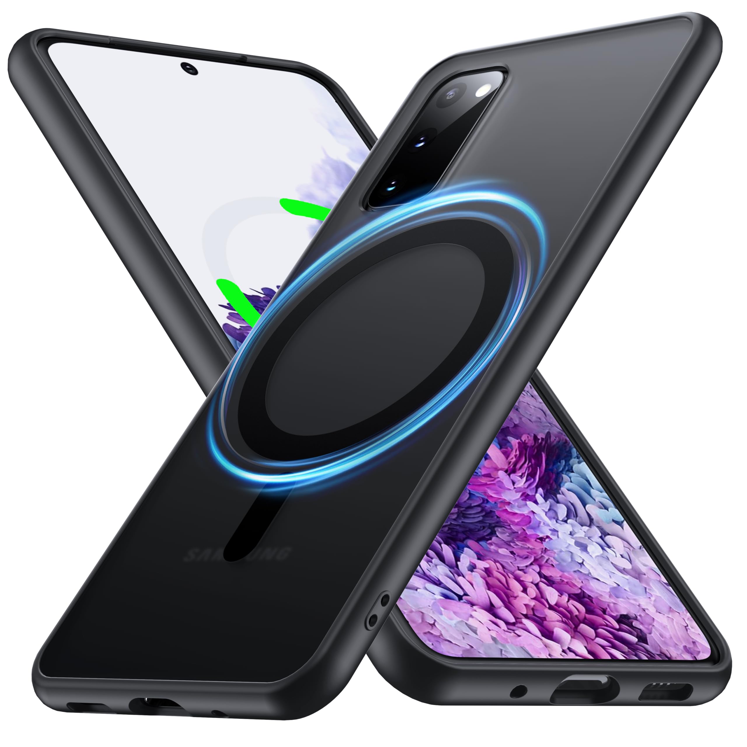 Amazon.com: FNDMIL[NO.1 Magnetic]for Samsung Galaxy S20 Case with MagSafe(Not for S20 FE ...