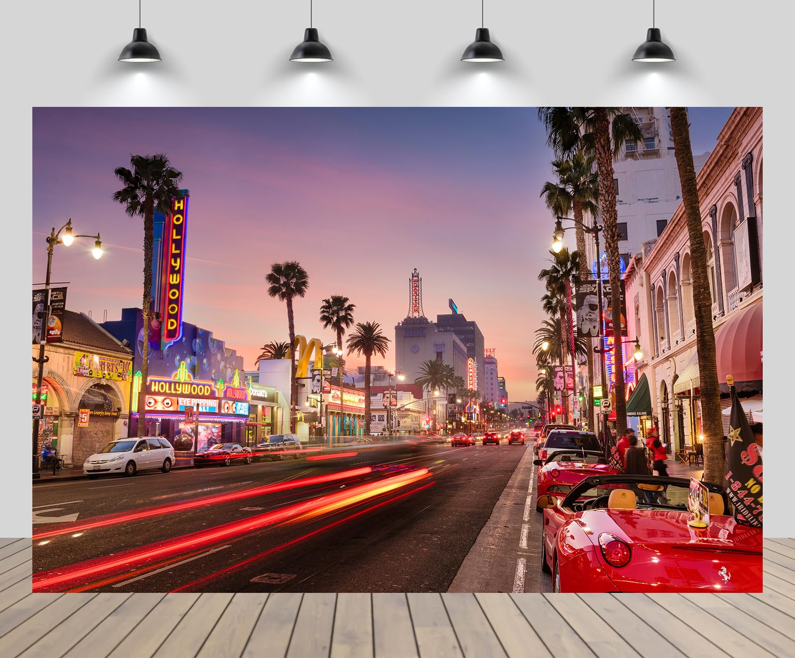 Hollywood At Night Wallpaper Time Lapse Of Hollywood Boulevard Traffic