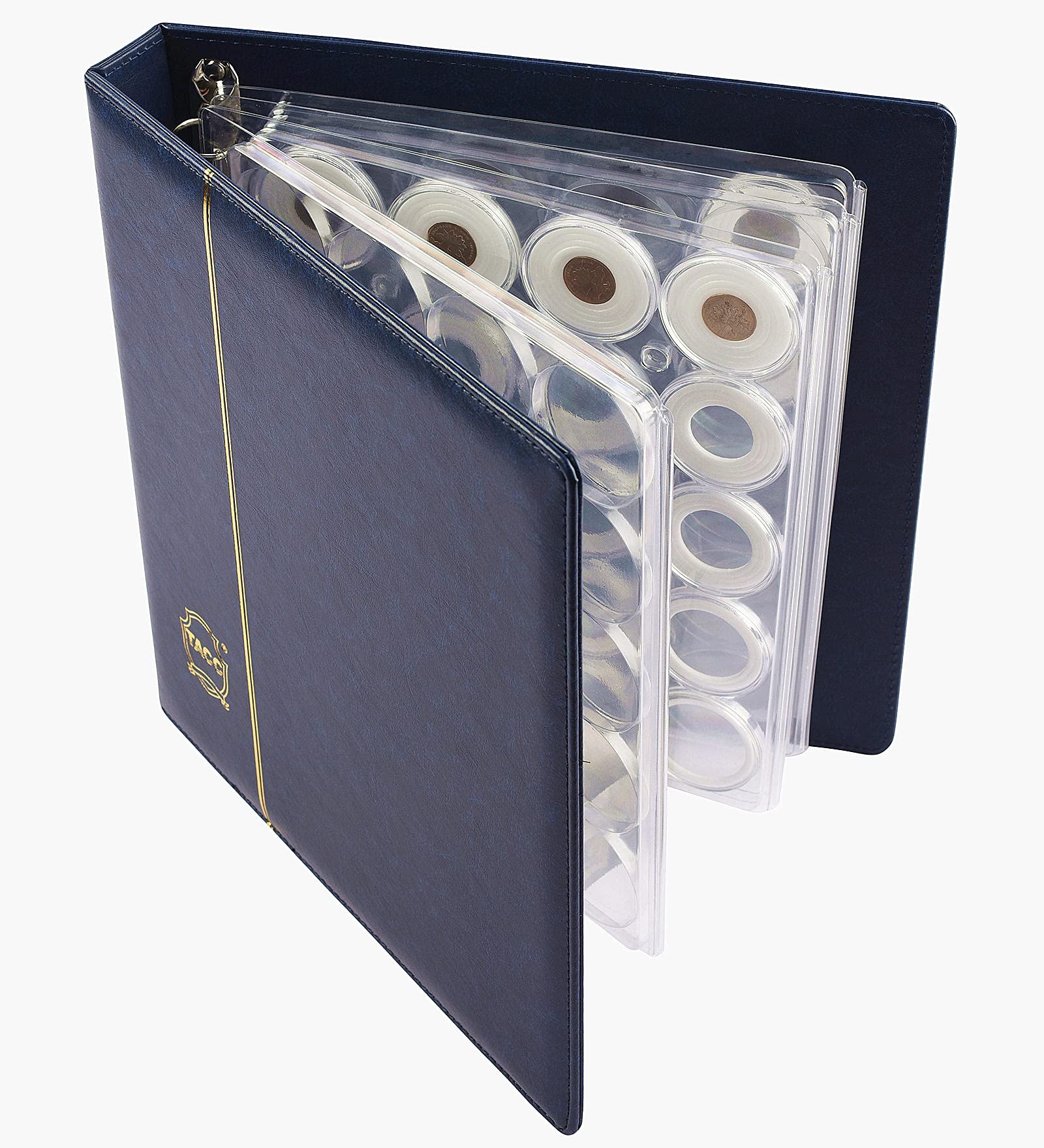 Snapklik.com : Ettonsun 80-Pocket Coin Capsule Holders For Collectors ...