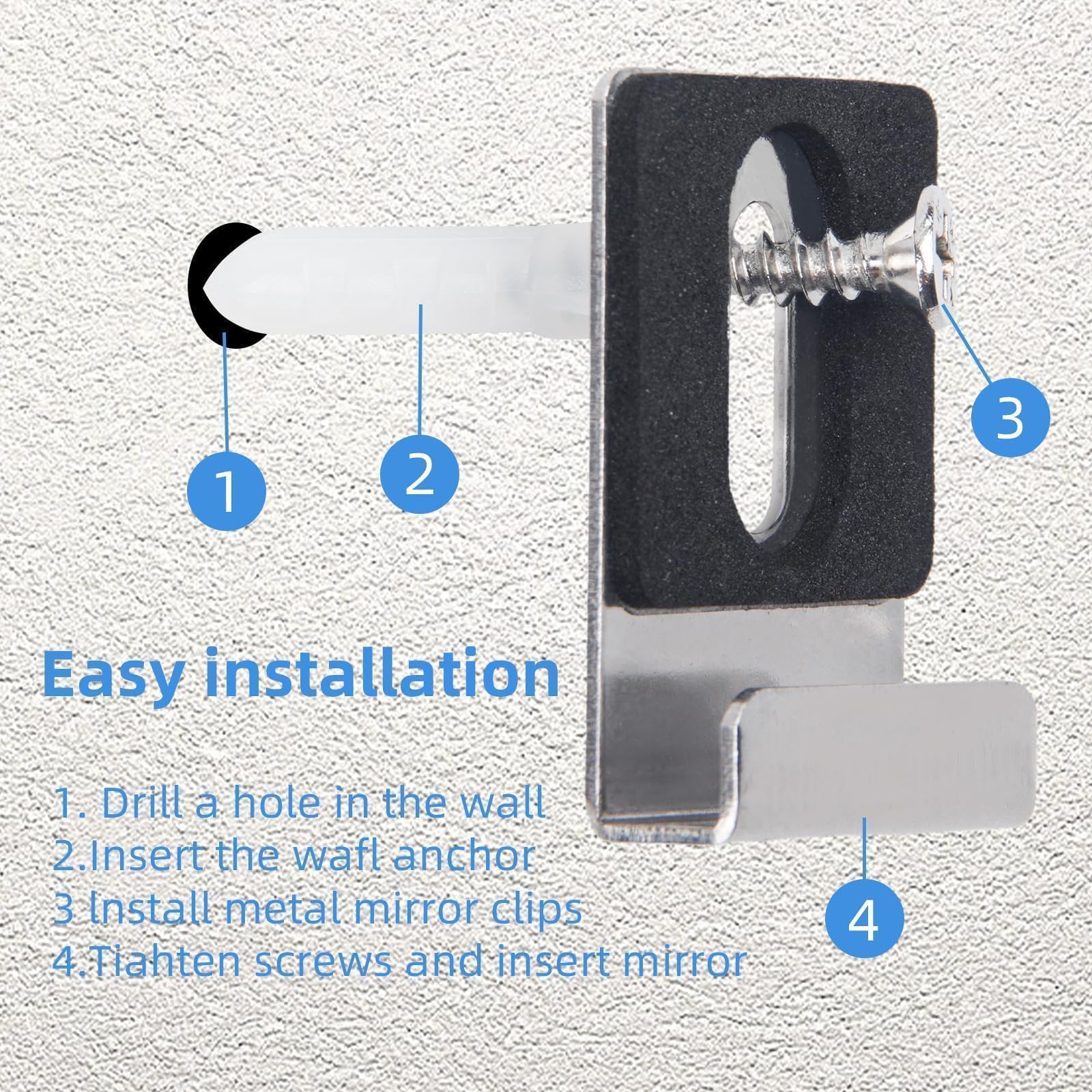 How To Mount A Frameless Mirror