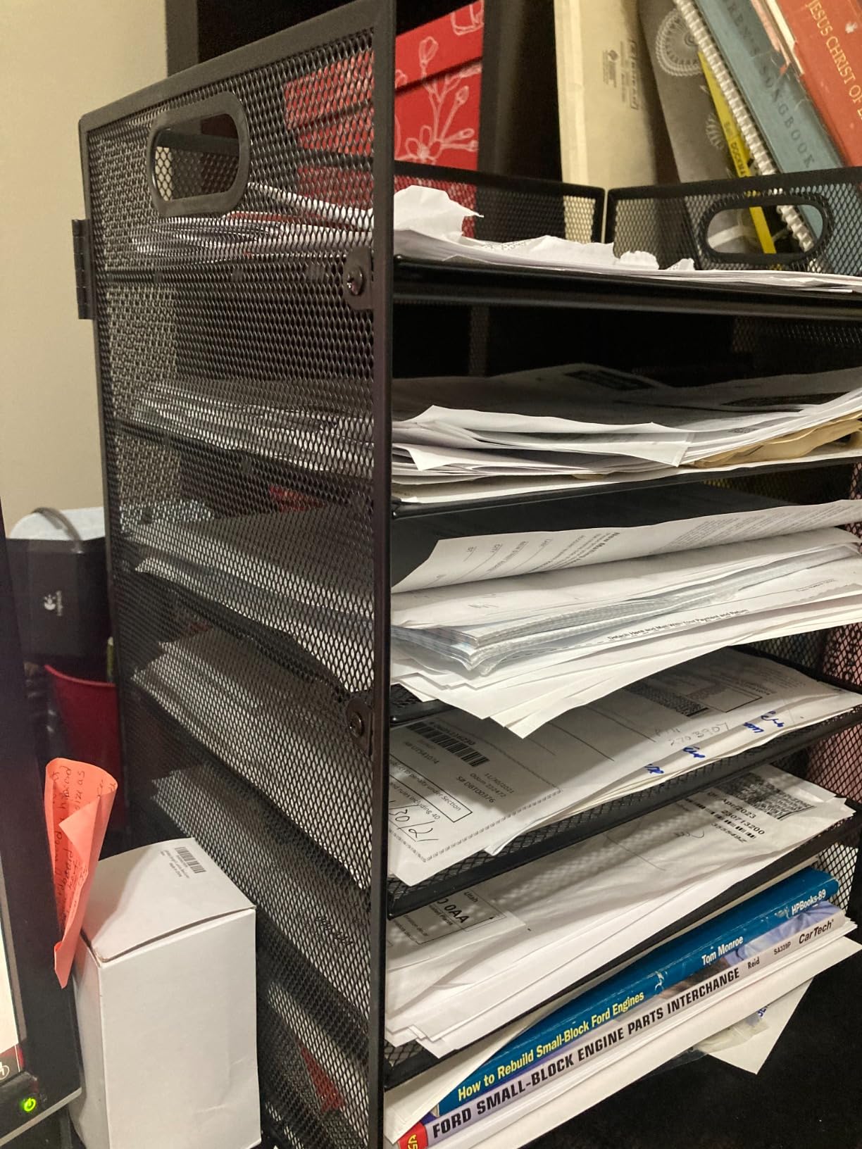$4/mo - Finance Marbrasse 6 Tier Paper Organizer Letter Tray - Mesh ...