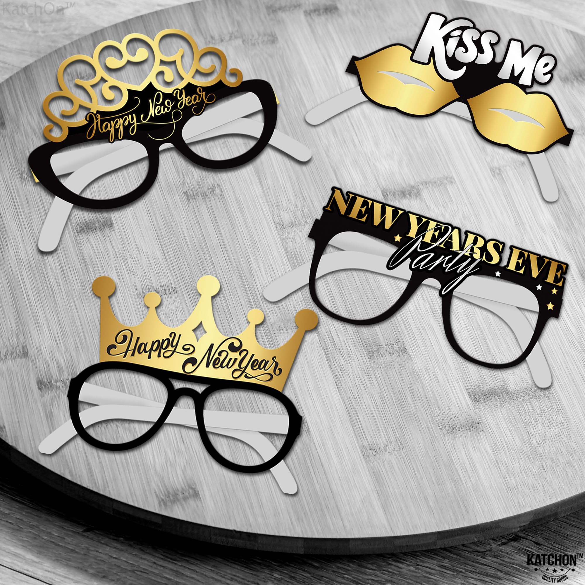 KatchOn, New Years Glasses 2025 – Pack of 12 | Happy 2025 Glasses New ...