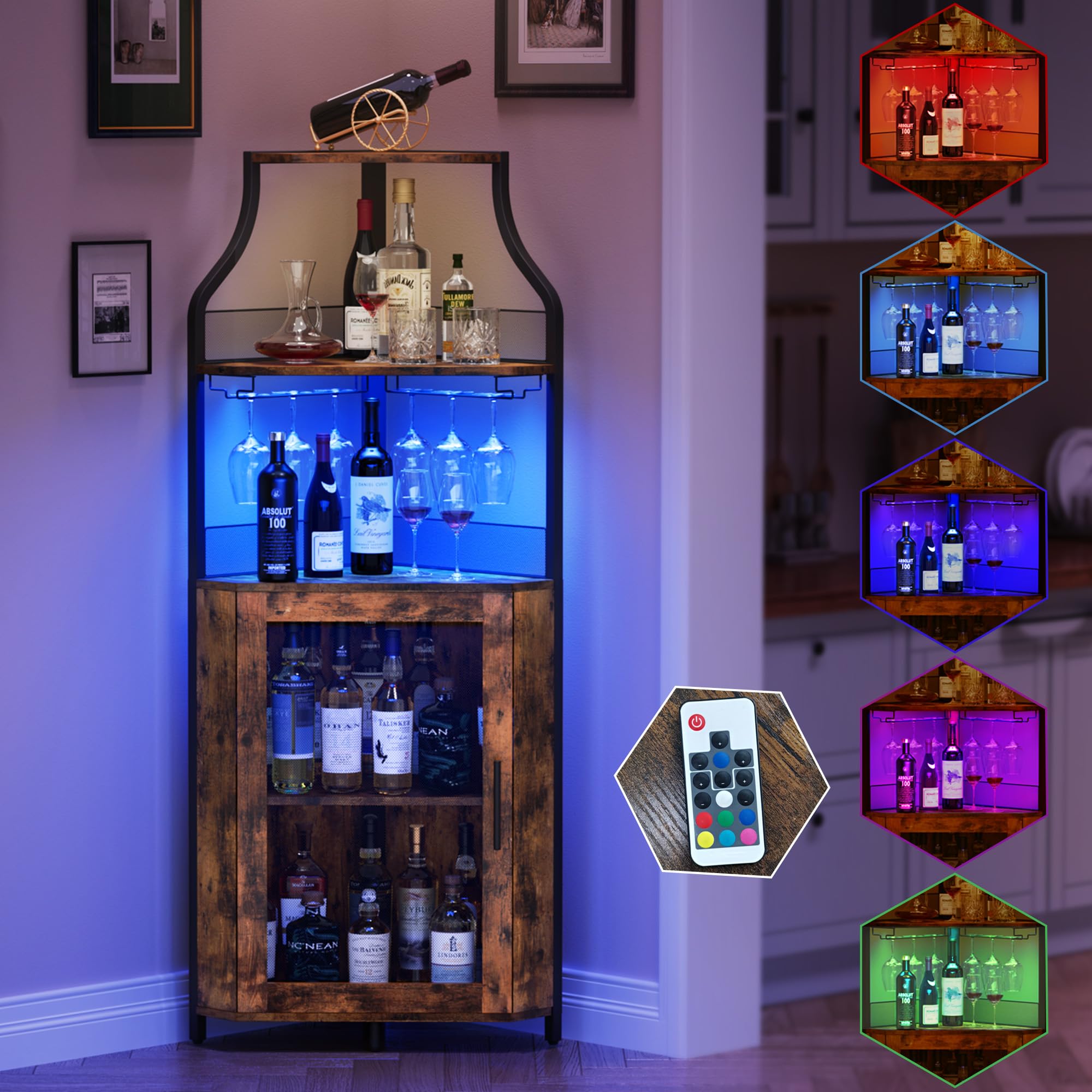 Alcohol Display Cabinet Coffin Cocktail Bar Cabinet Liquor Cupboard