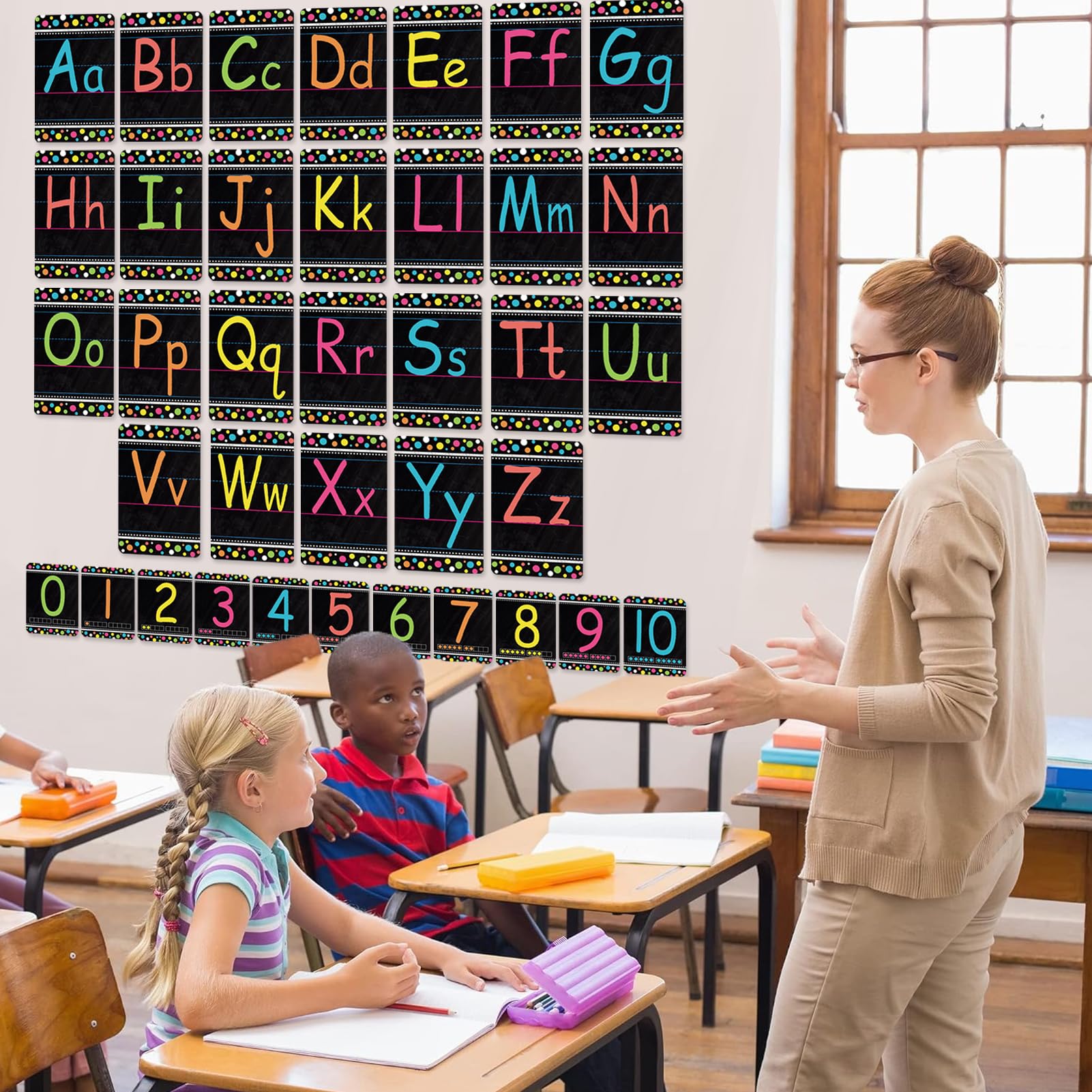 Snapklik.com : Bulletin Board Letters - ABC Alphabet Poster Classroom ...