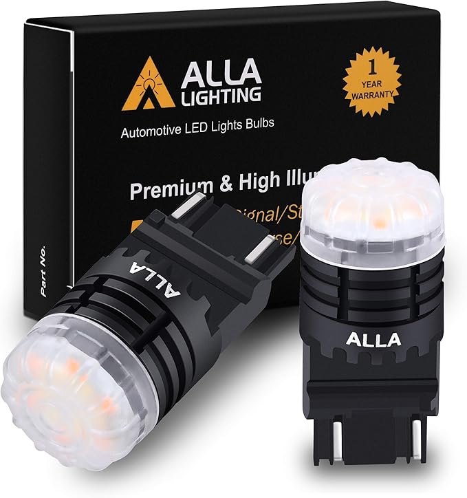 Alla Lighting 4257NA 4257 Switchback Bulbs LED Turn Signal Lights Super ...