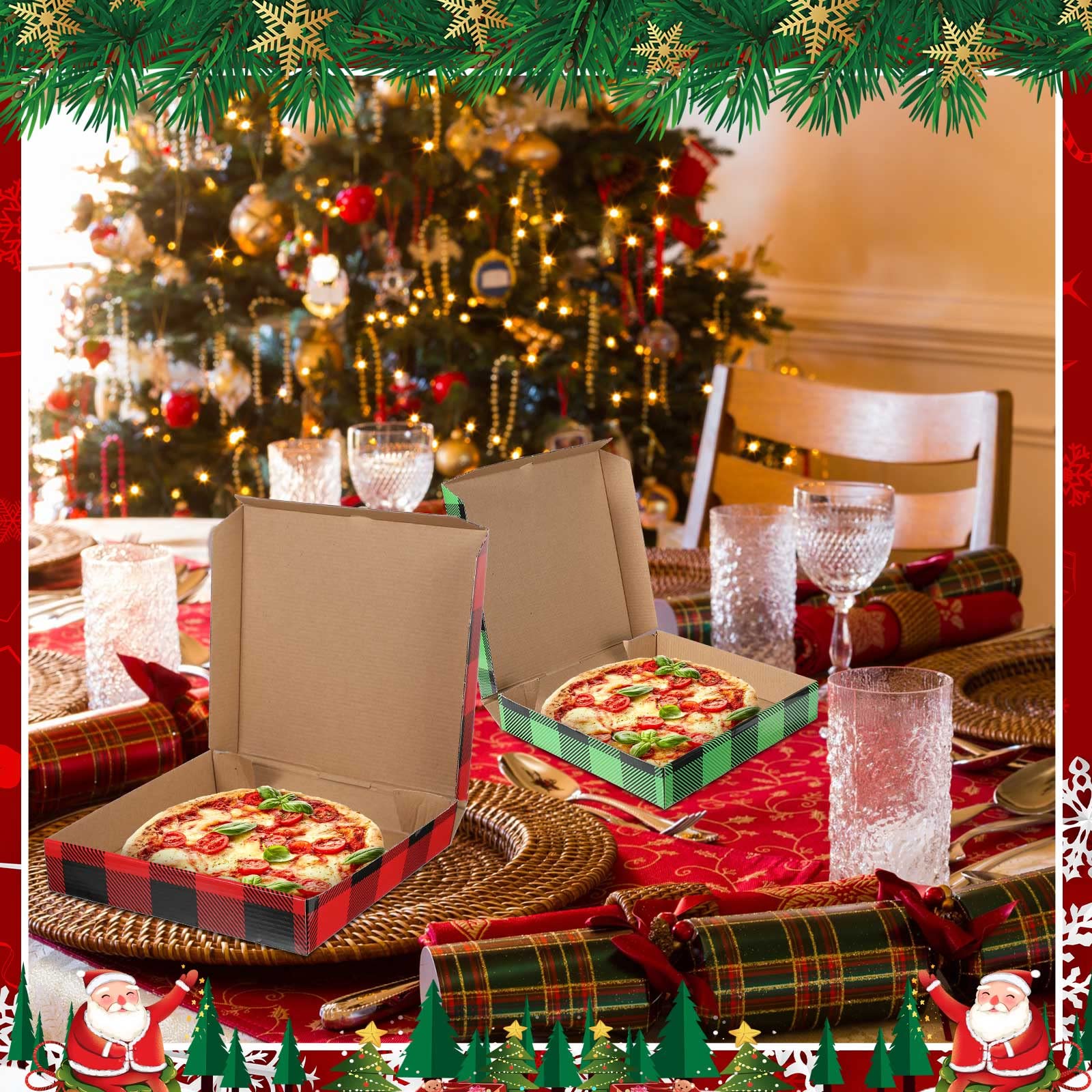 Pizza Box Christmas Tree