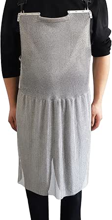 Amazon.com: VINAER Chainmail Butcher Apron, Meat Cutting Apron With ...