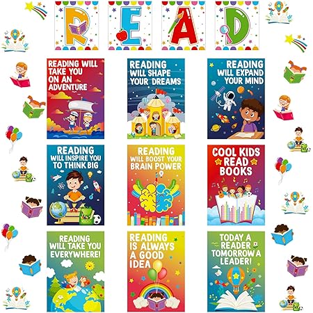 Amazon.com : Eureka Dr. Seuss 'Read Every Day' Classroom Poster, 13'' W ...