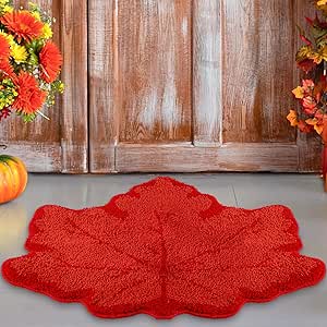 Amazon.com: Ceenna Fall Maple Leaf Door Mat Rugs Decor, Maple Leaf ...
