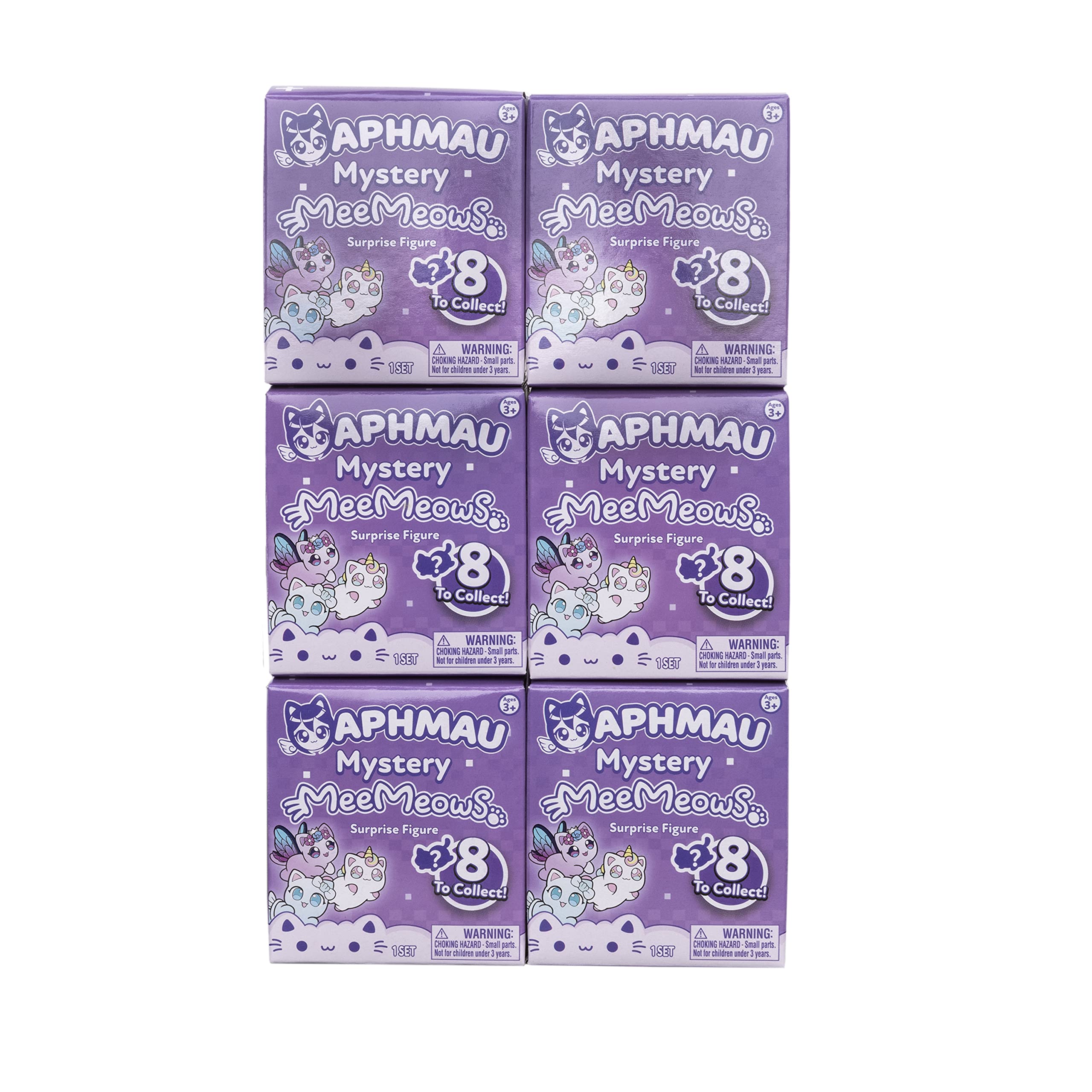 Snapklik.com : Aphmau Mystery MeeMeows Surprise Figures 6 Pack; Wildy ...