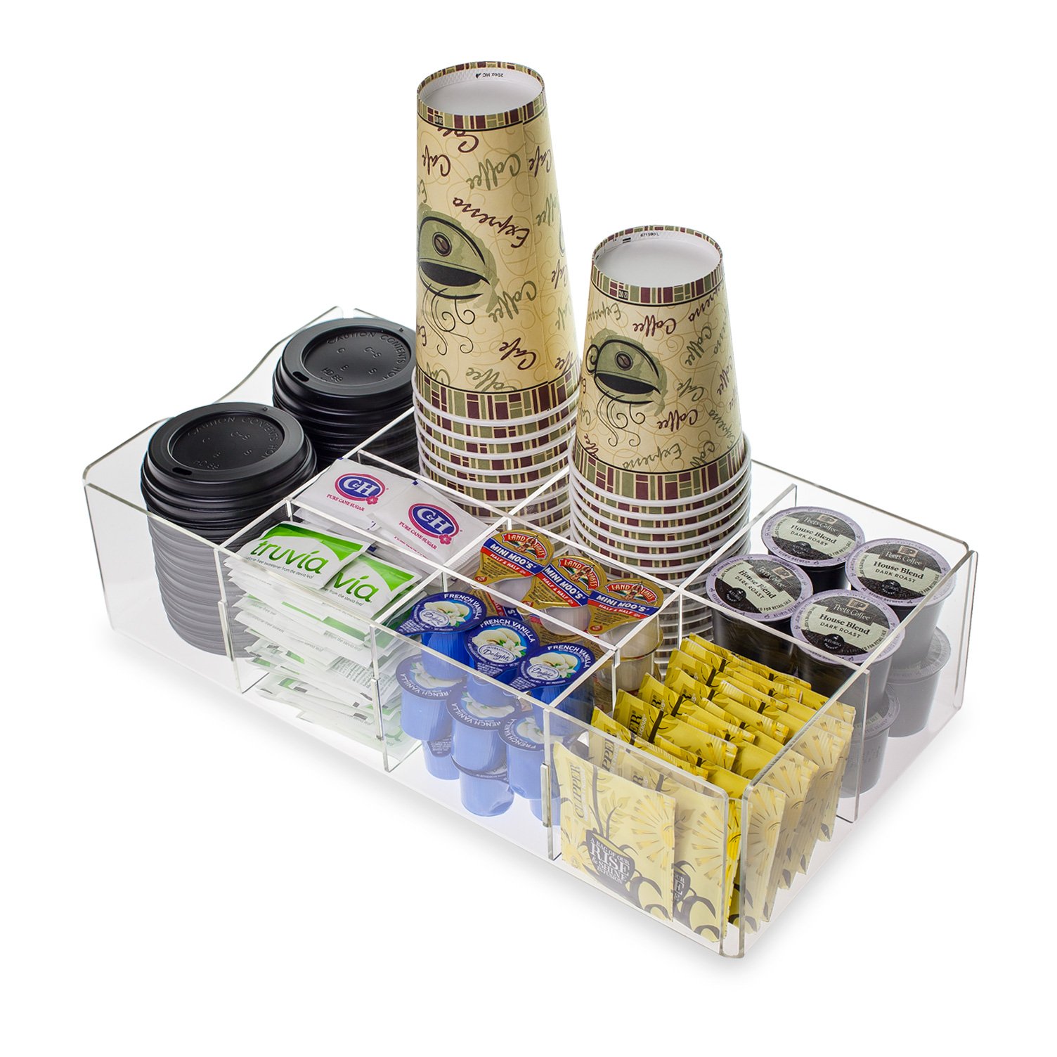 Amazon.com: Source One 9 Compartment Condiment Organizer Eazy Change ...