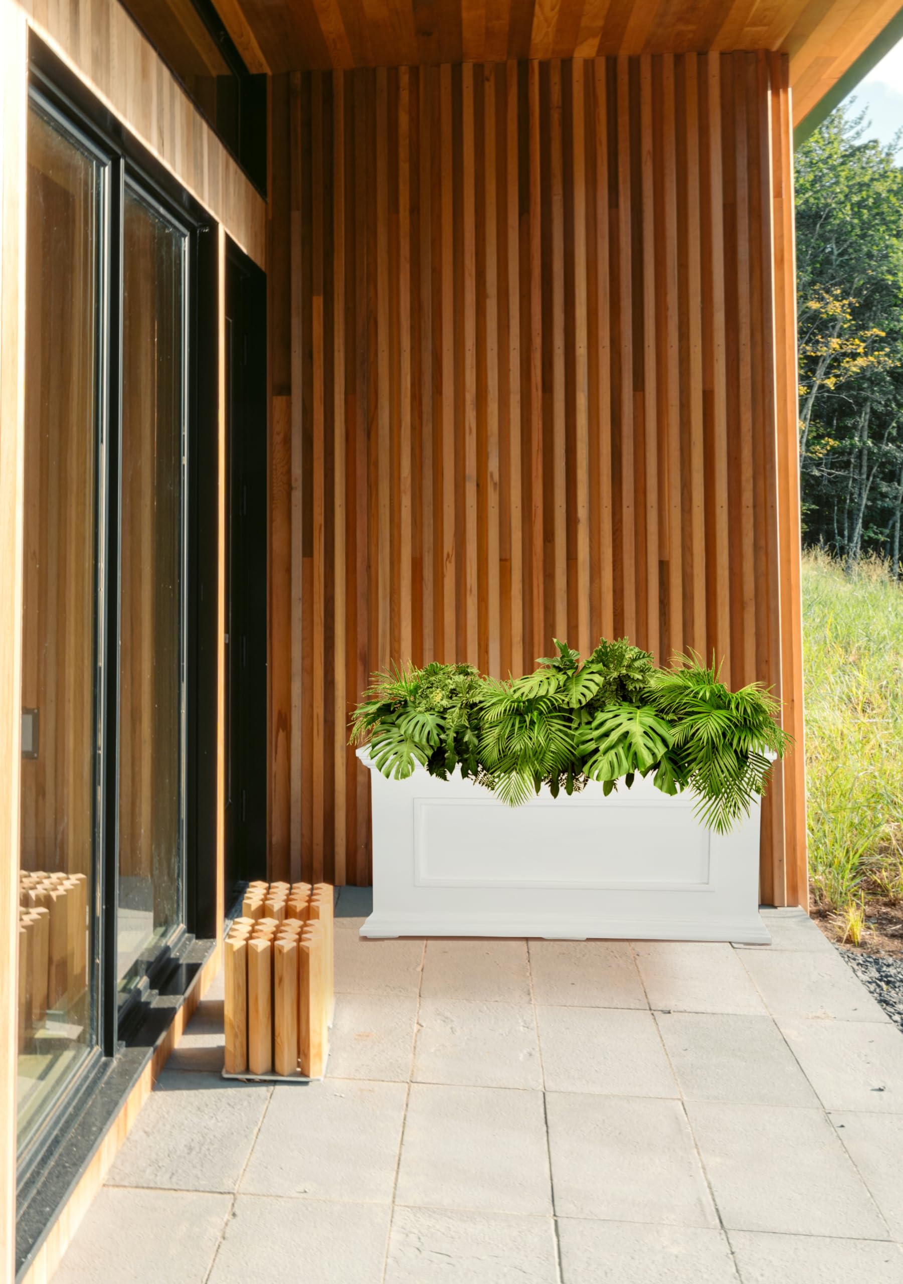 Fiberglass Planter Wall