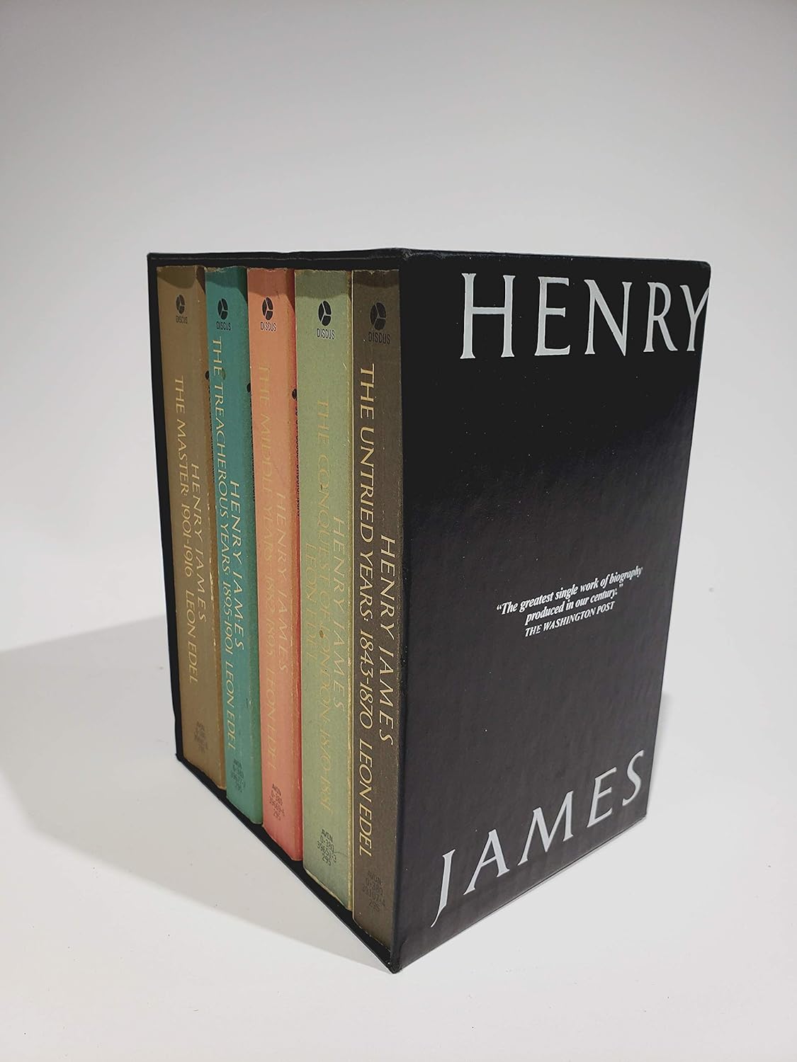 Henry James, The Complete Biography: Five Volume Boxed Set: Edel, Leon ...