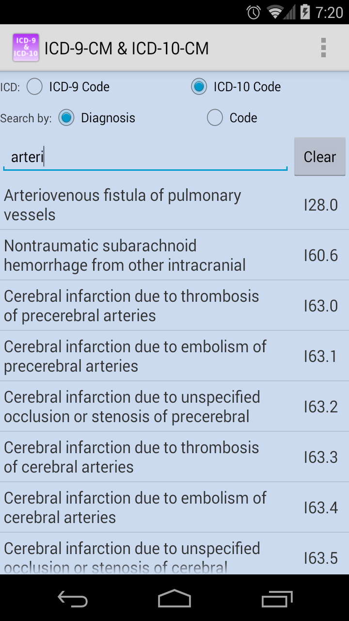 ICD-9 & ICD-10 - App on Amazon Appstore