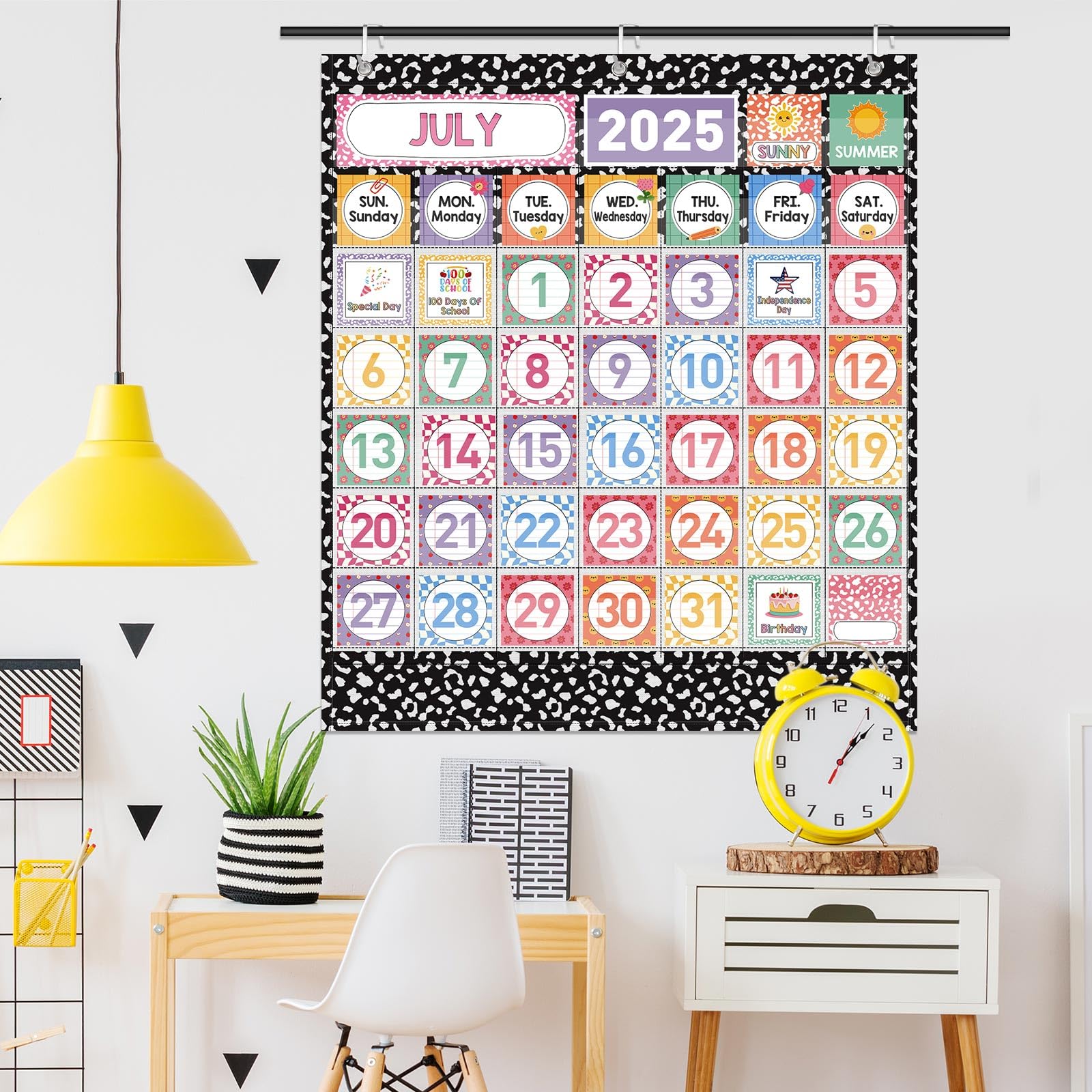 Snapklik.com : Sinload Classroom Calendar Pocket Chart Set Calendar ...