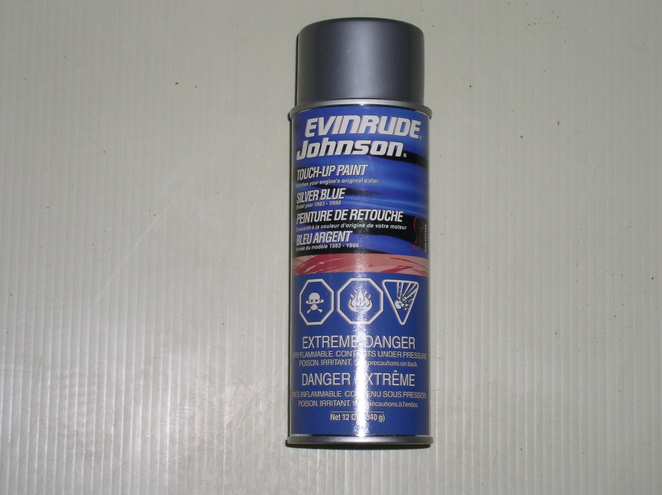Amazon.com: Johnson/Evinrude/OMC New OEM White Acrylic Spray Paint ...