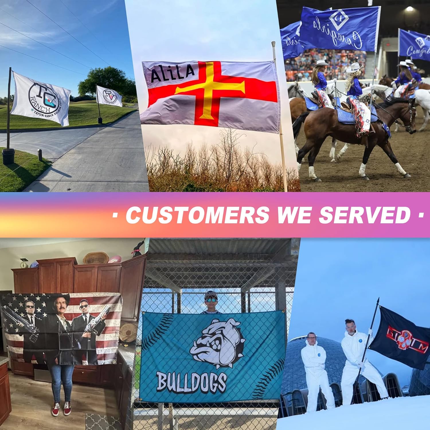 Bandera personalizada de 3 x 5 pies para exteriores, crea tu propia ...