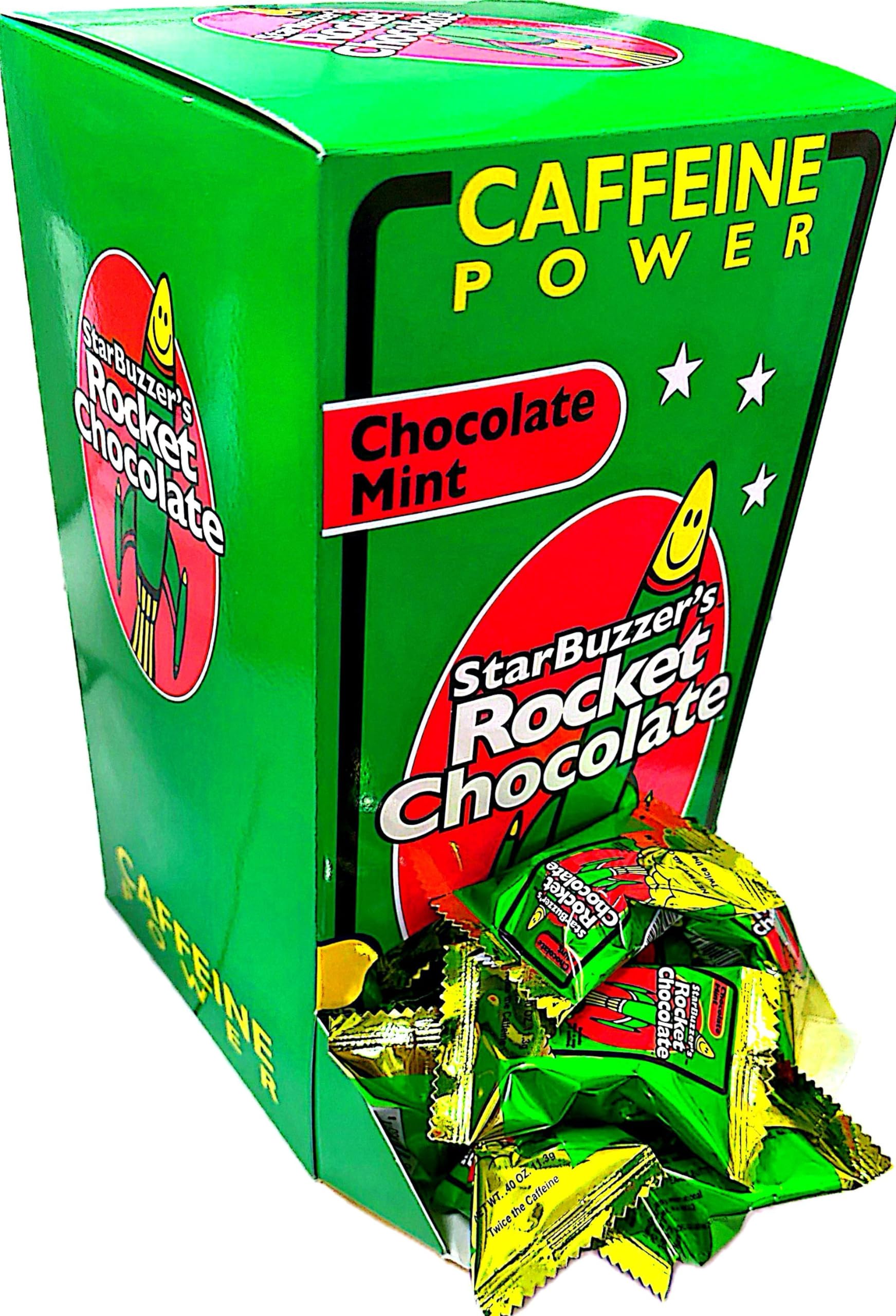 Amazon.com : Rocket Chocolate Milk Chocolate Mint Flavored Caffeinated ...