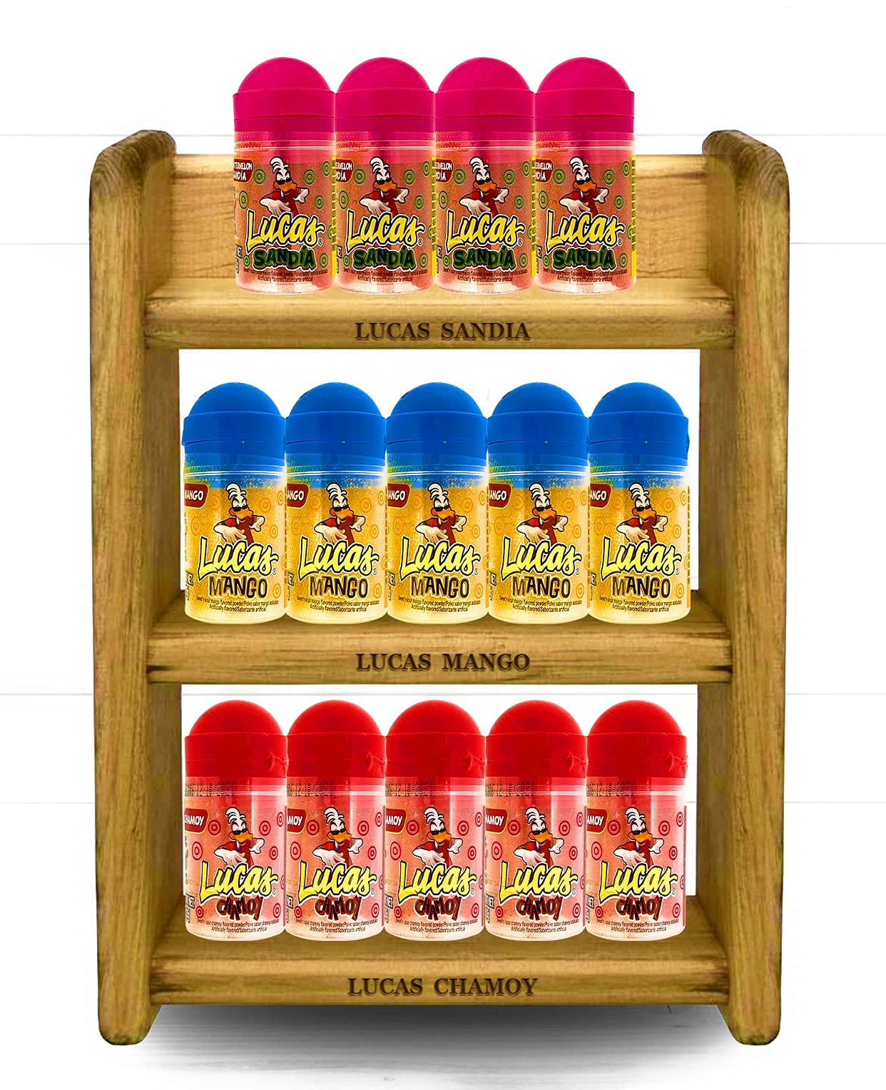 Buy Lucas Mexican Candy Mix (14 Count Lucas Baby Powder ) Variety of ...