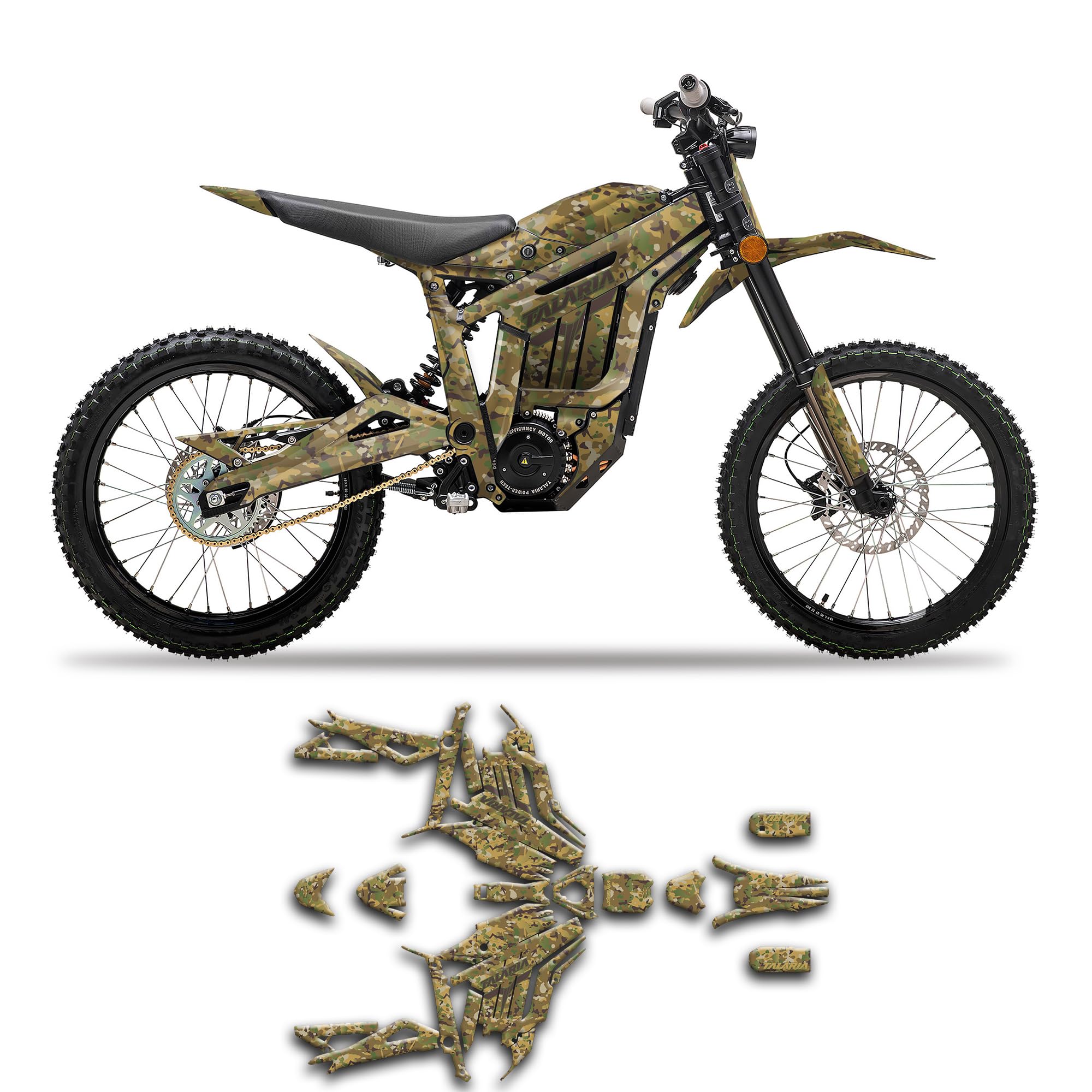 Dirt Bike Decal Kit Kungfu Graphics Full Decal Kit For Talaria Sting R ...