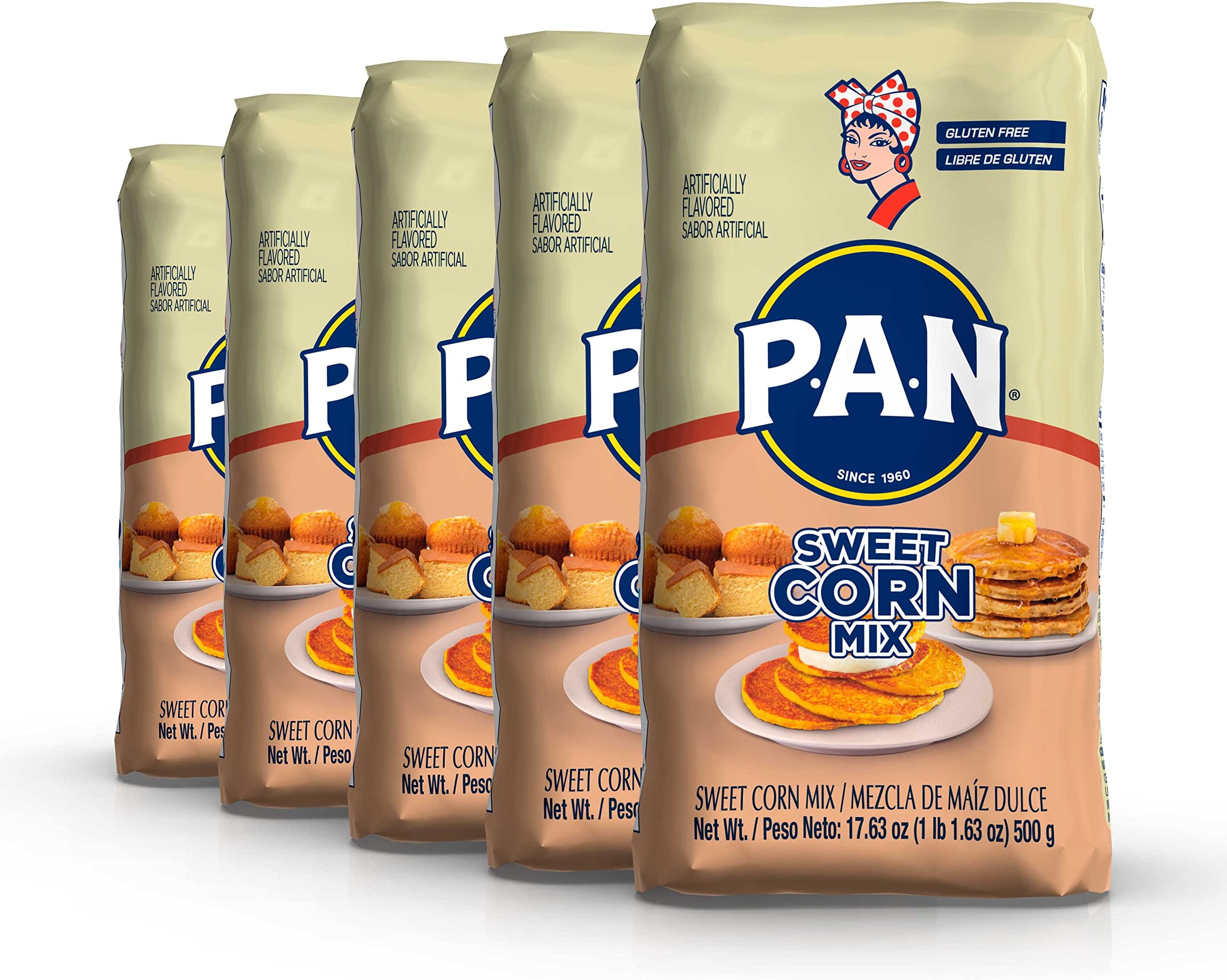 Amazon.com : P.A.N. White Corn Meal – Pre-cooked Gluten Free and Kosher ...