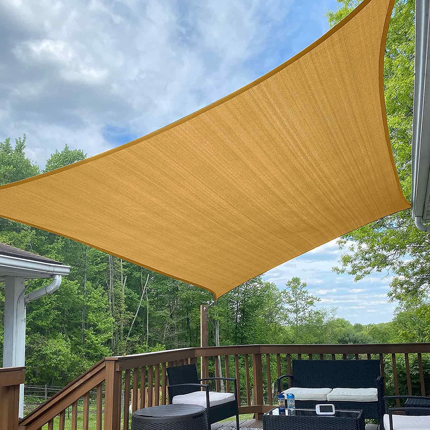 Buy Sun Shade Sail Rectangle Canopy 10 X13 UV Block Sunshade Awning buy-sun-shade-sail-rectangle-canopy-10-x13-uv-block-sunshade-awning