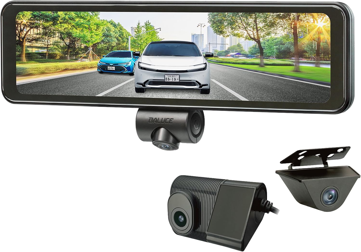 Amazon | BAL(大橋産業) 360度録画ドライブレコーダー ミラー バルーチェ 360 No.5800 | ドライブレコーダー本体 | 車＆バイク