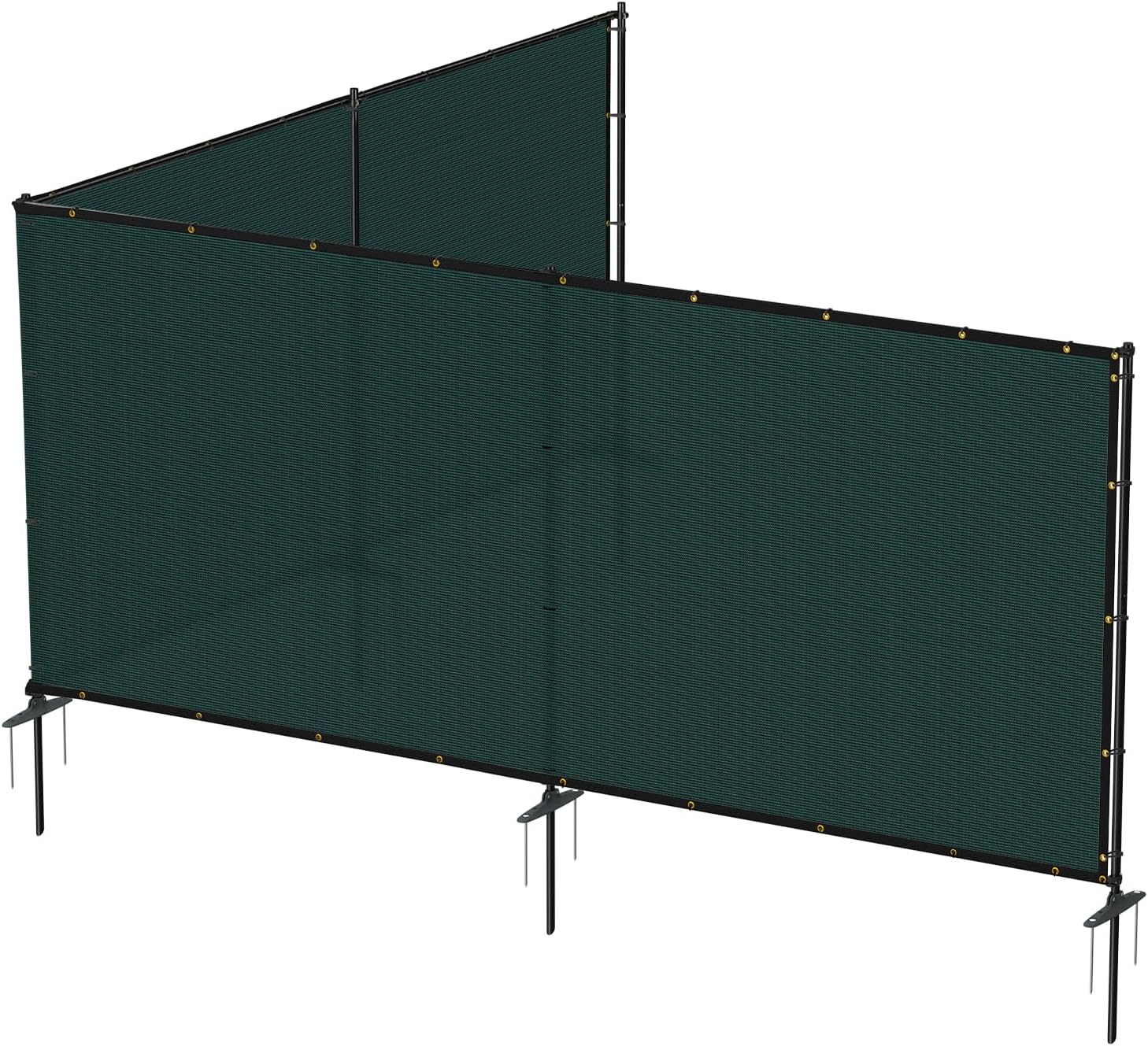 Amazon.com : Bynbbur 6'x24' Green Outdoor Divider Privacy Fence with ...