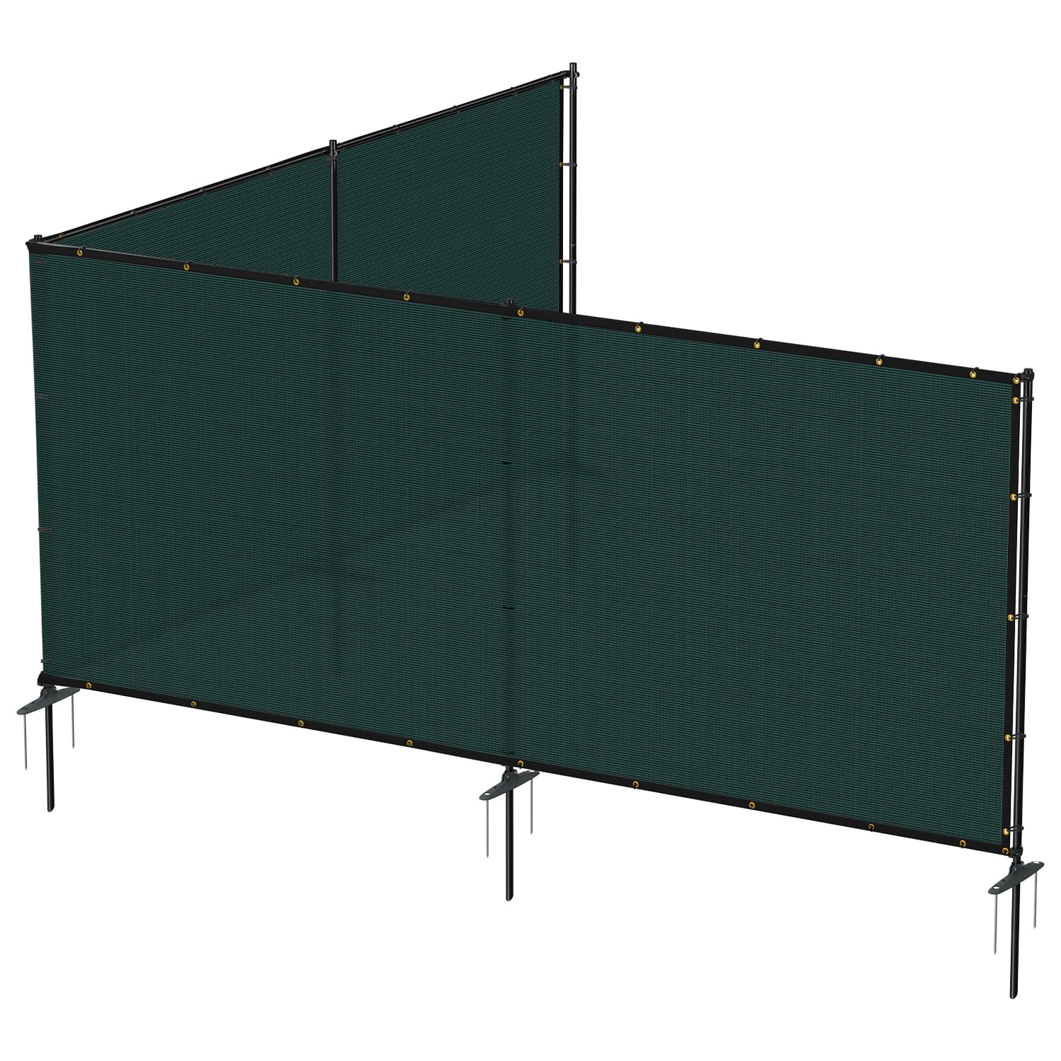 Amazon.com : Bynbbur 6'x24' Green Outdoor Divider Privacy Fence with ...