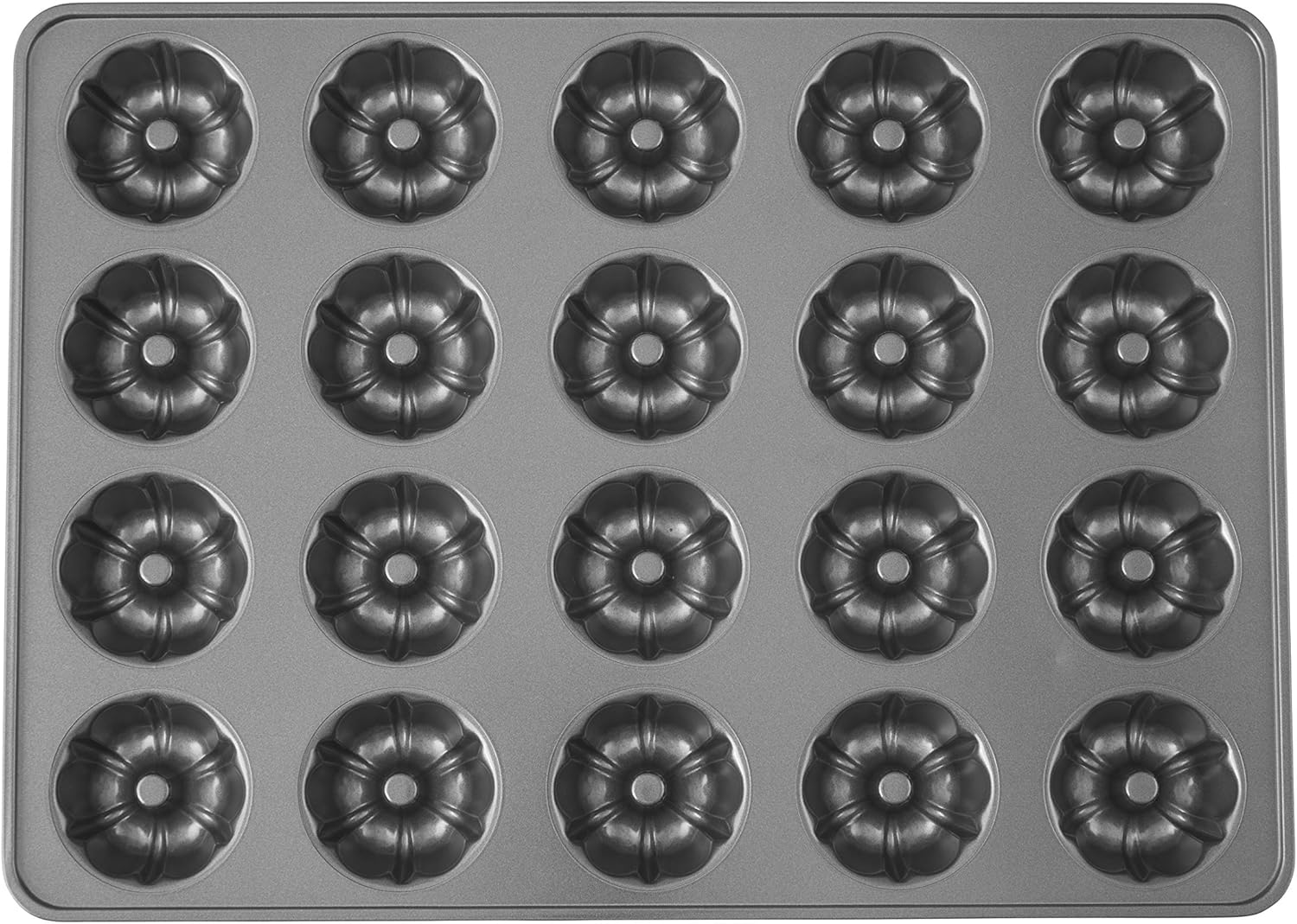 Non Food Items 2105 1706 Baking MEGA Fluted Tube PAN 20 Cavity Alloy non-food-items-2105-1706-baking-mega-fluted-tube-pan-20-cavity-alloy
