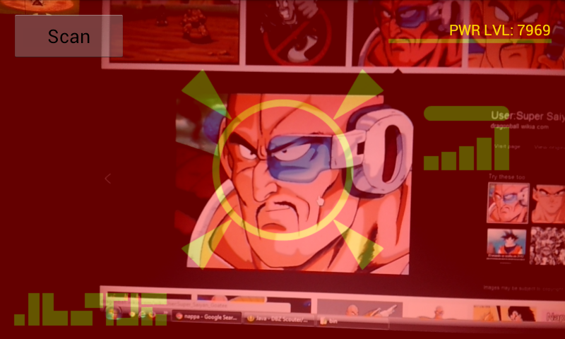 Aplicación DBZ Scouter en Amazon Appstore