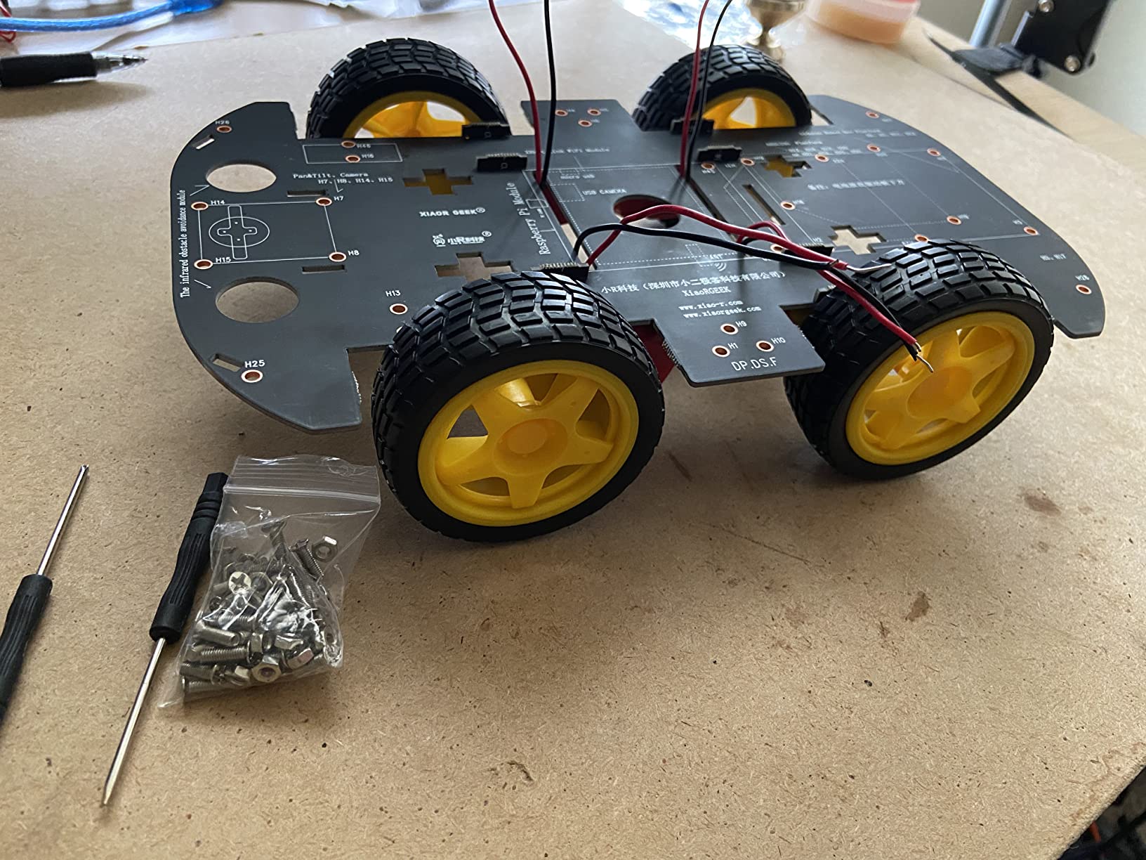 $6/mo - Finance Robot Kit 4WD Robot Car Smart Chassis Kit with 4 TT ...