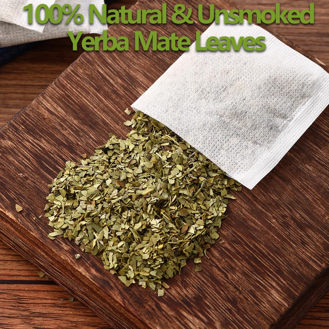 Snapklik.com : Premium 100 Unsmoked Yerba Mate Tea Bags, Made